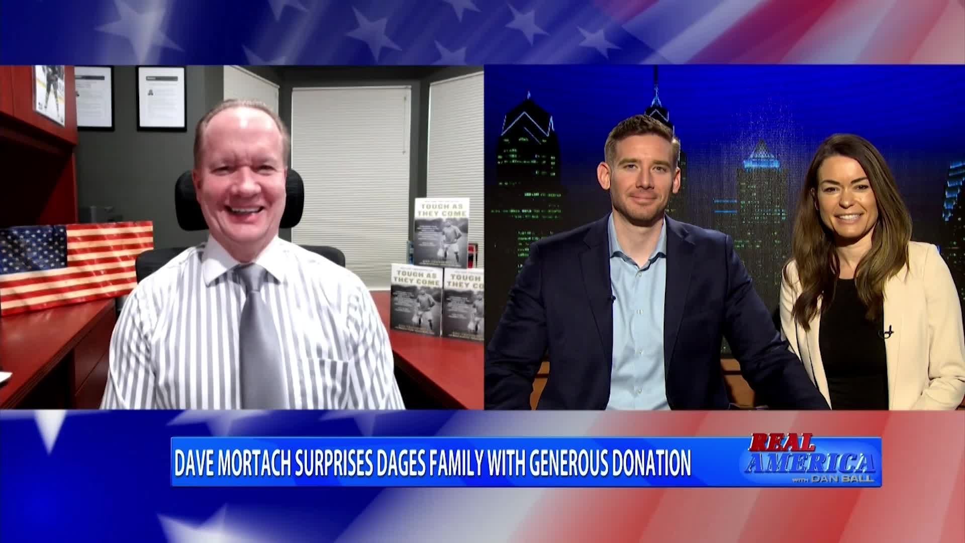 REAL AMERICA -- Dan Ball W/ Matthew & Christina Dages & Dave Mortach, 2 ...