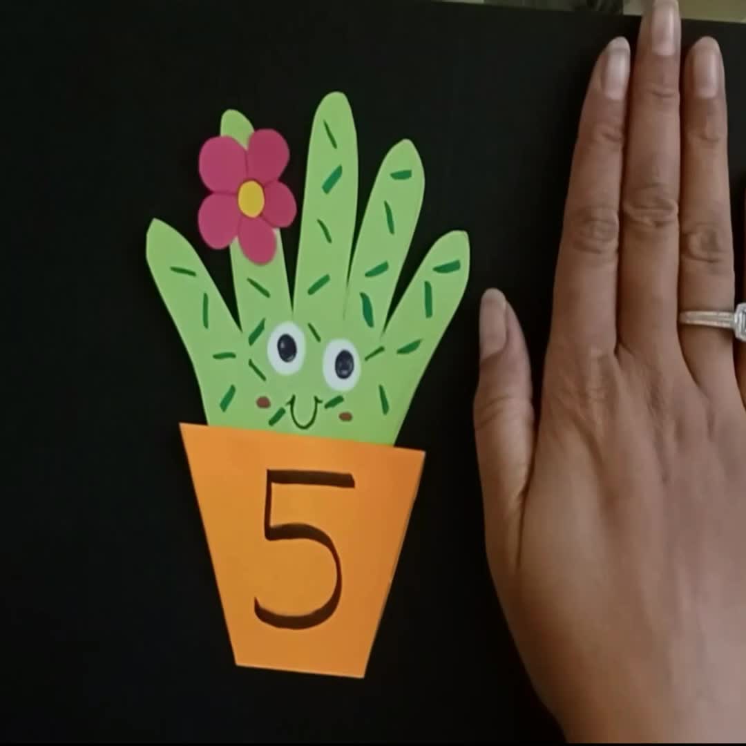 Number 5 Preschool Activities | Preschool Number 5 Craft | Preschool Number Craft