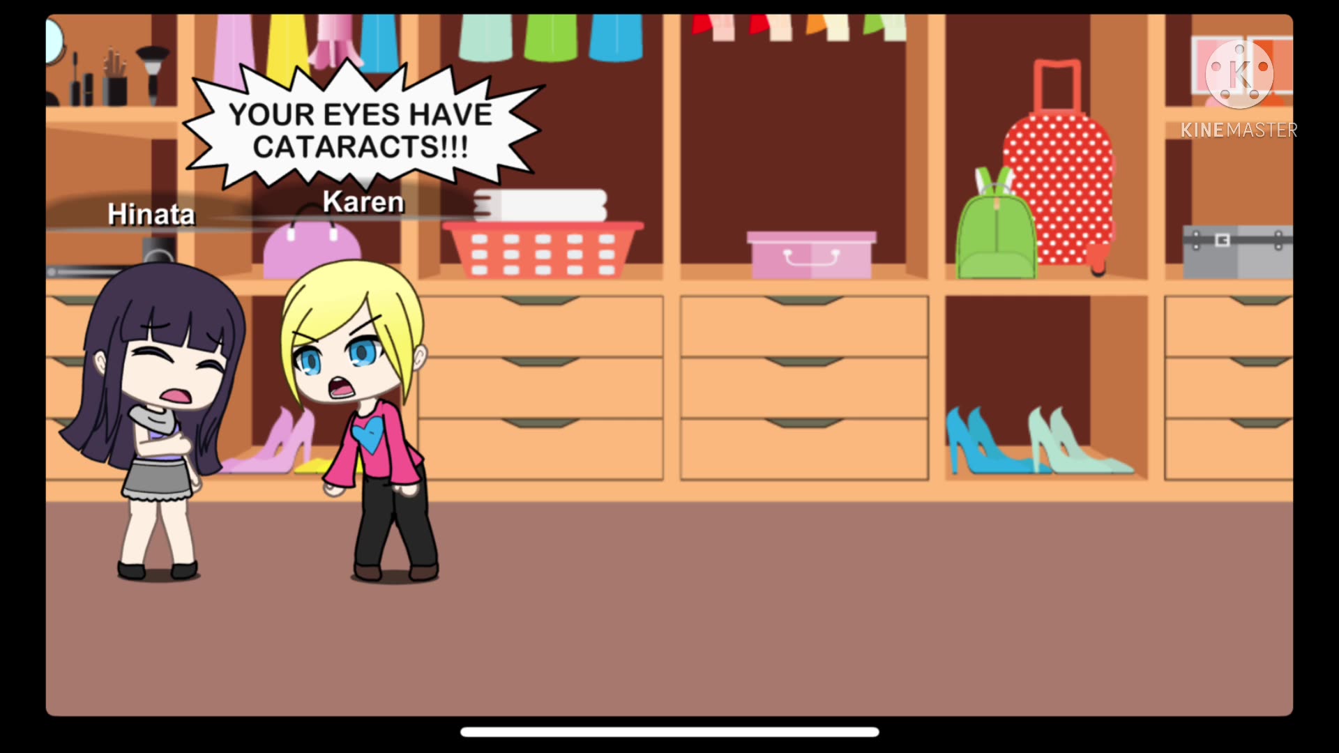 If Hinata met a Karen feat. Neji (Gachaverse Naruto Skit) || Arisa ...