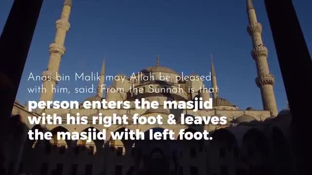 Sunnah revival- leaving the masjid