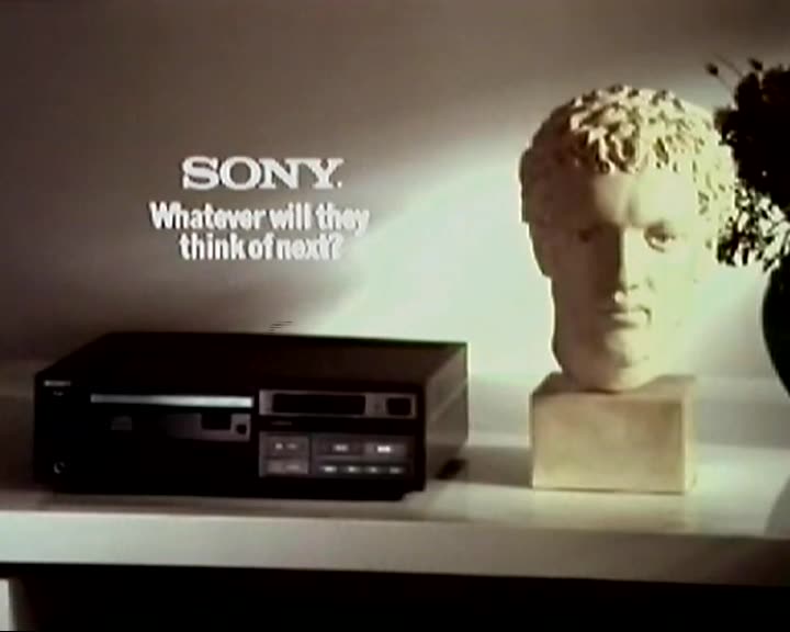 1984 - Sony CD Player Ad with John Cleese