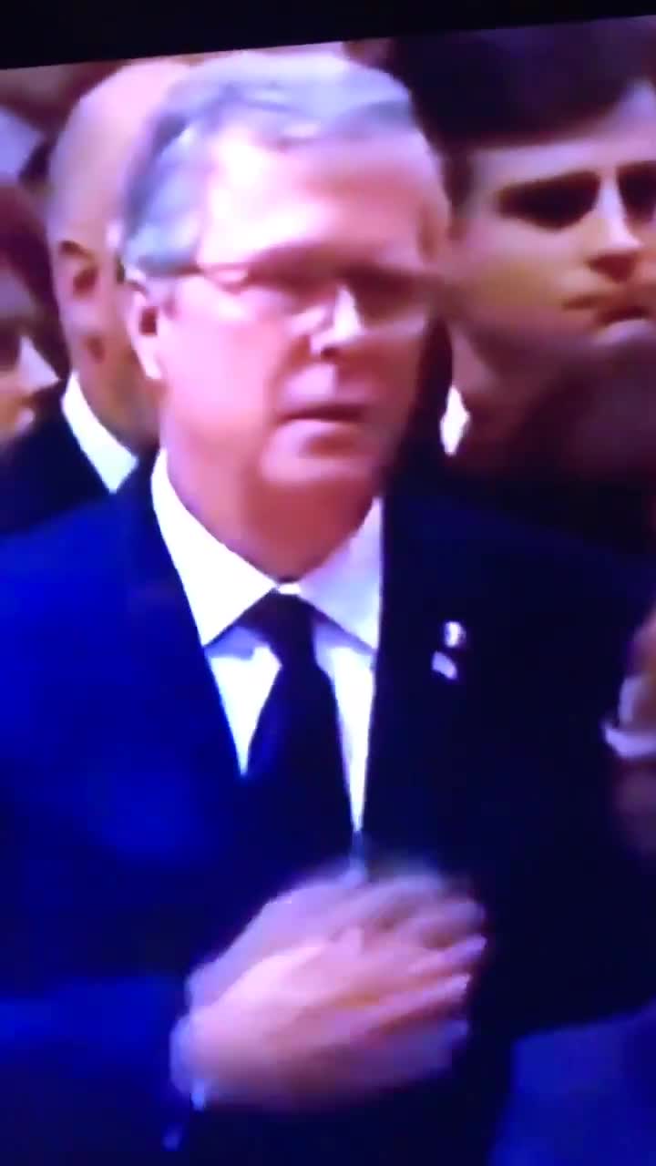 George HW Bush Funeral Ceremony & Mysterious Notes