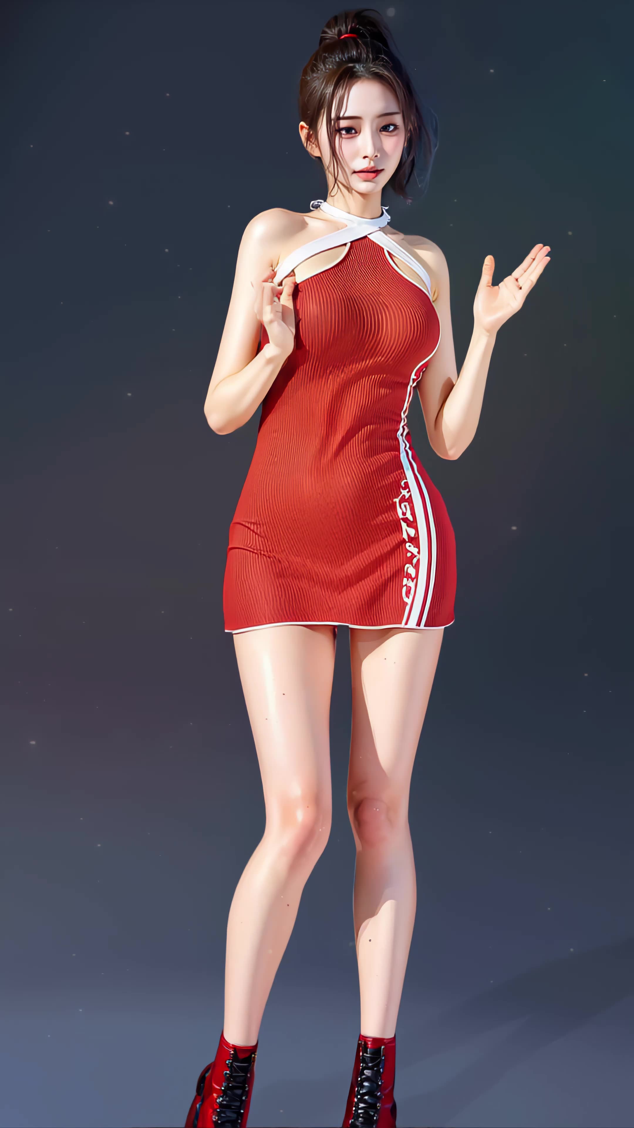 MMD AI - XOXO #MMD #MikuMikuDance #AI