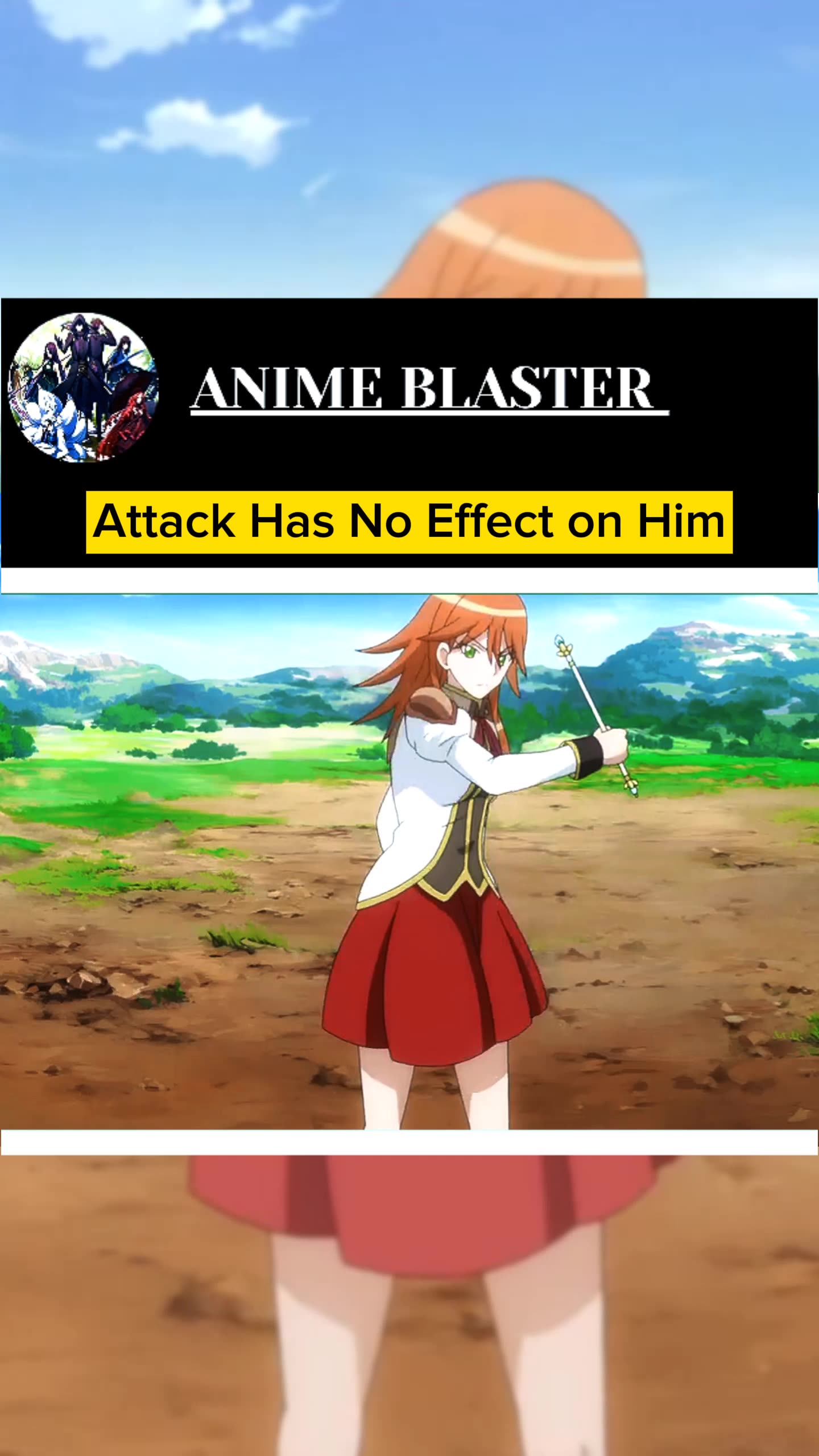 Attack Has No Effect On Him | Anime Moment #amime #animes #video