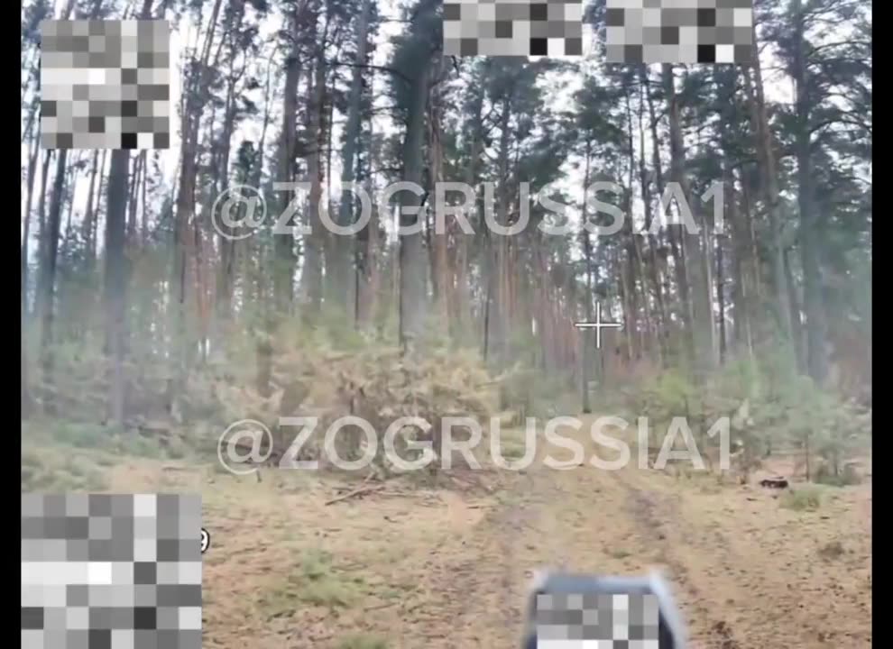 Russian fiber-optic drone flying between trees resulted in the ...