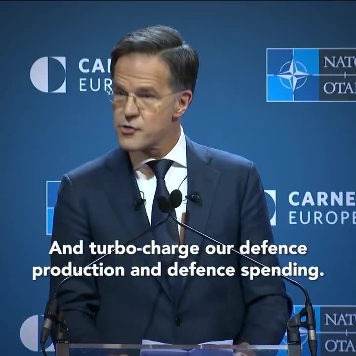 Mark Rutte pro NATO speech