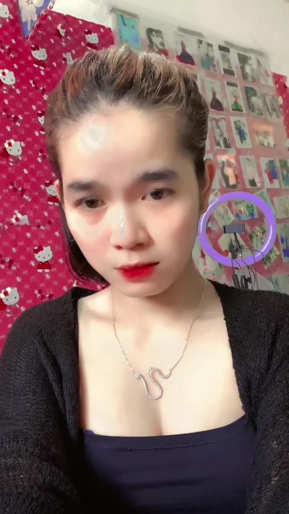 Cute Girl Compares Boobs