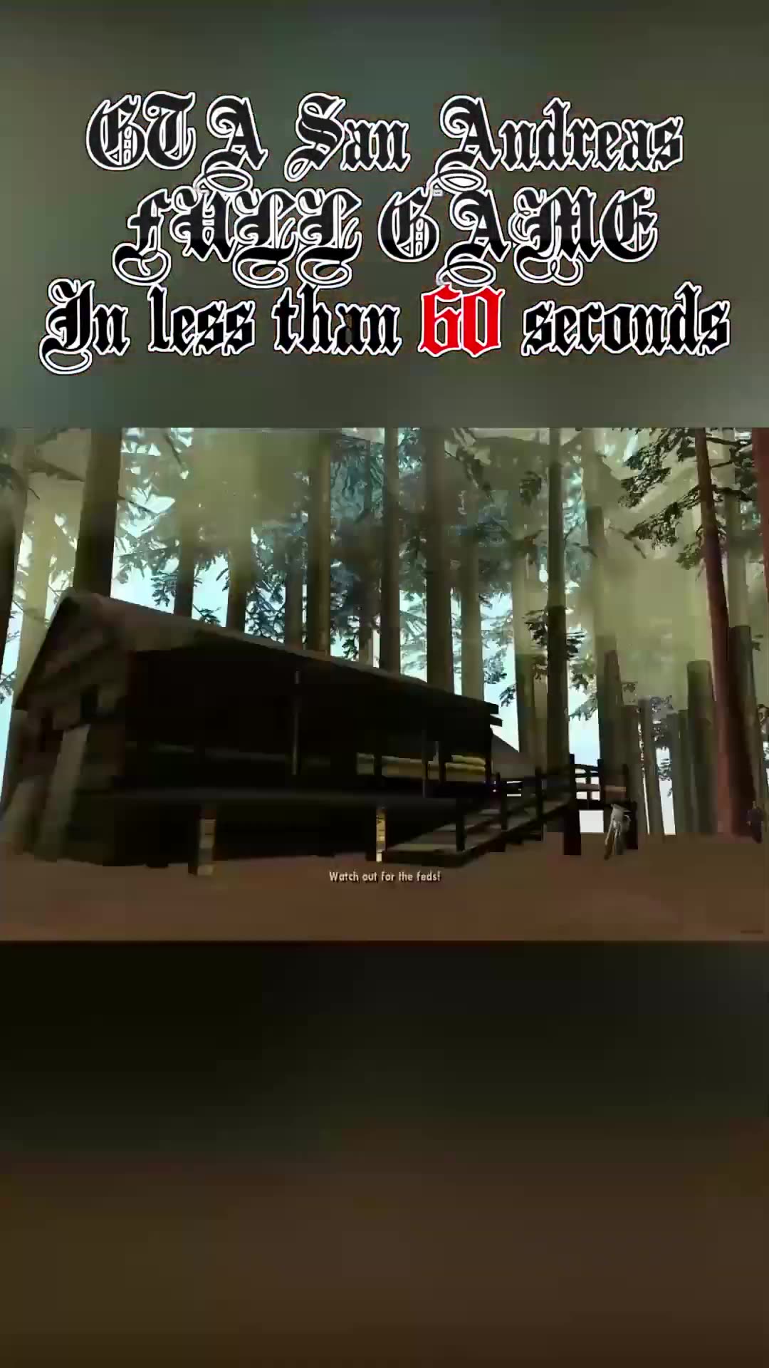GTA San Andreas - In Less Than 60 Seconds | Full Game Walkthrough