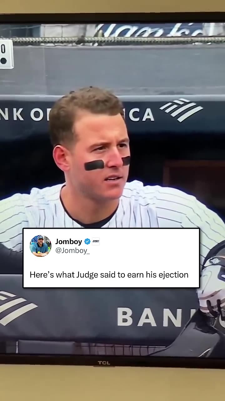 How Aaron Judge got his first MLB ejection #yankees #baseball #mlb # ...