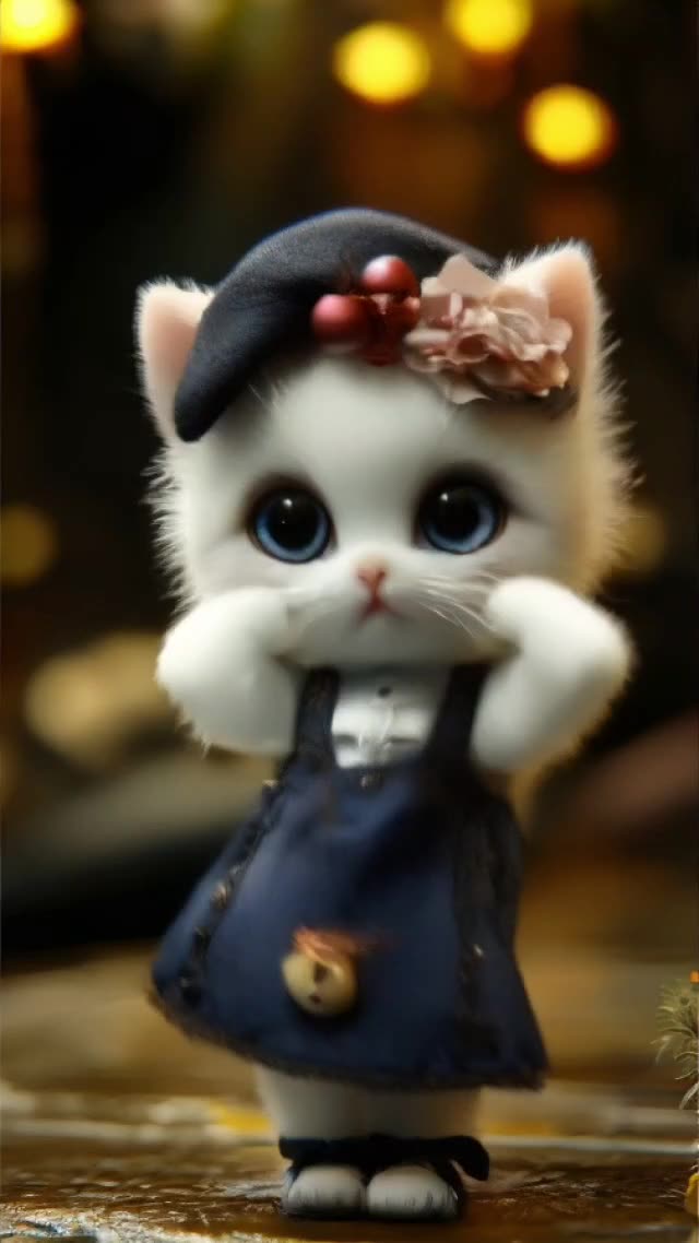dancing Fluffy Cat Being Adorable | Cuteness Overload! Description: