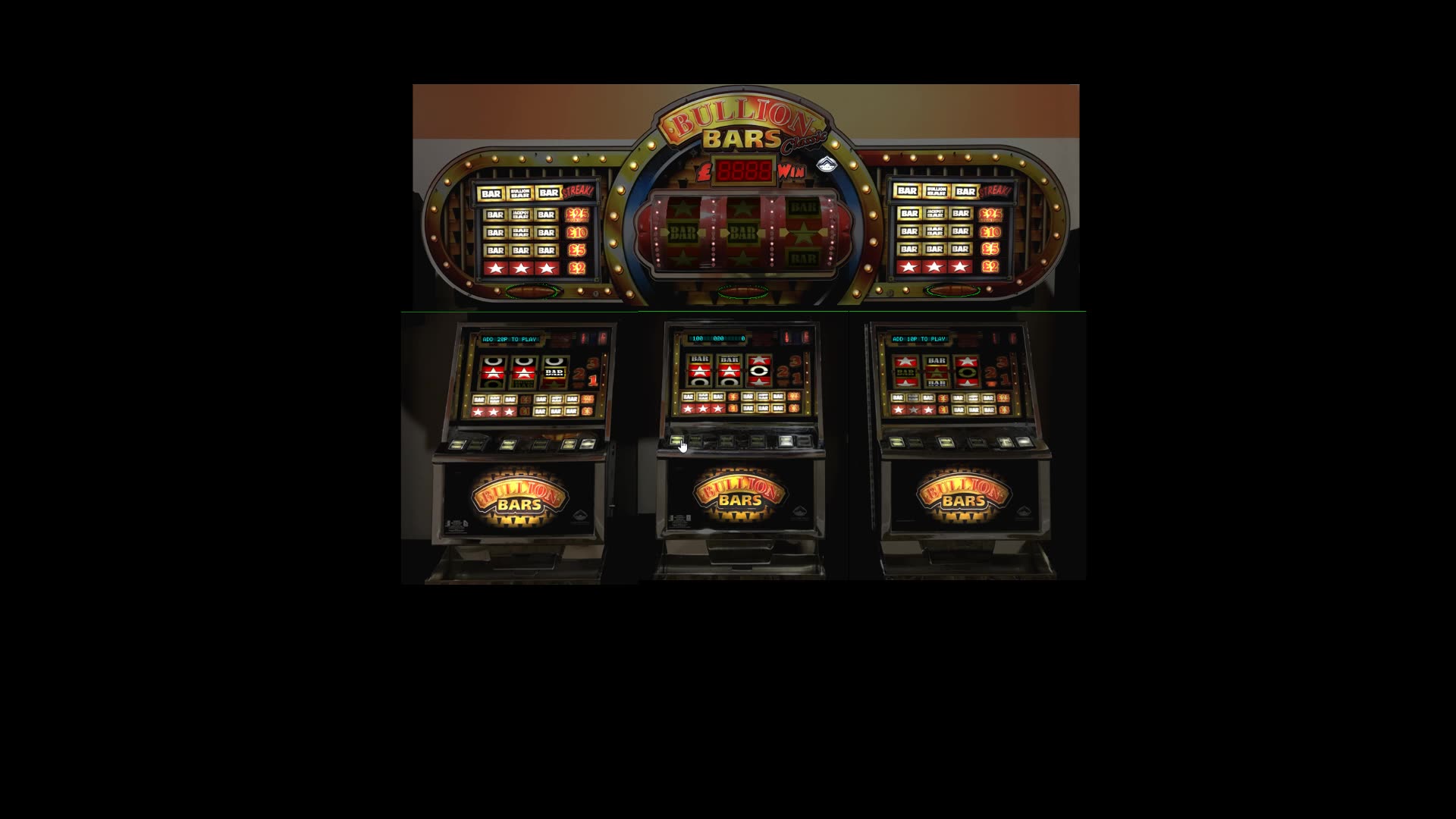 Bullion Bars Classic £25 Jackpot Triple Machine Astra Fruit Machine ...