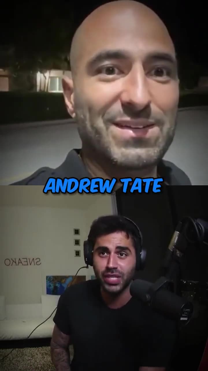 J gets mad at Zherka! Andrew Tate