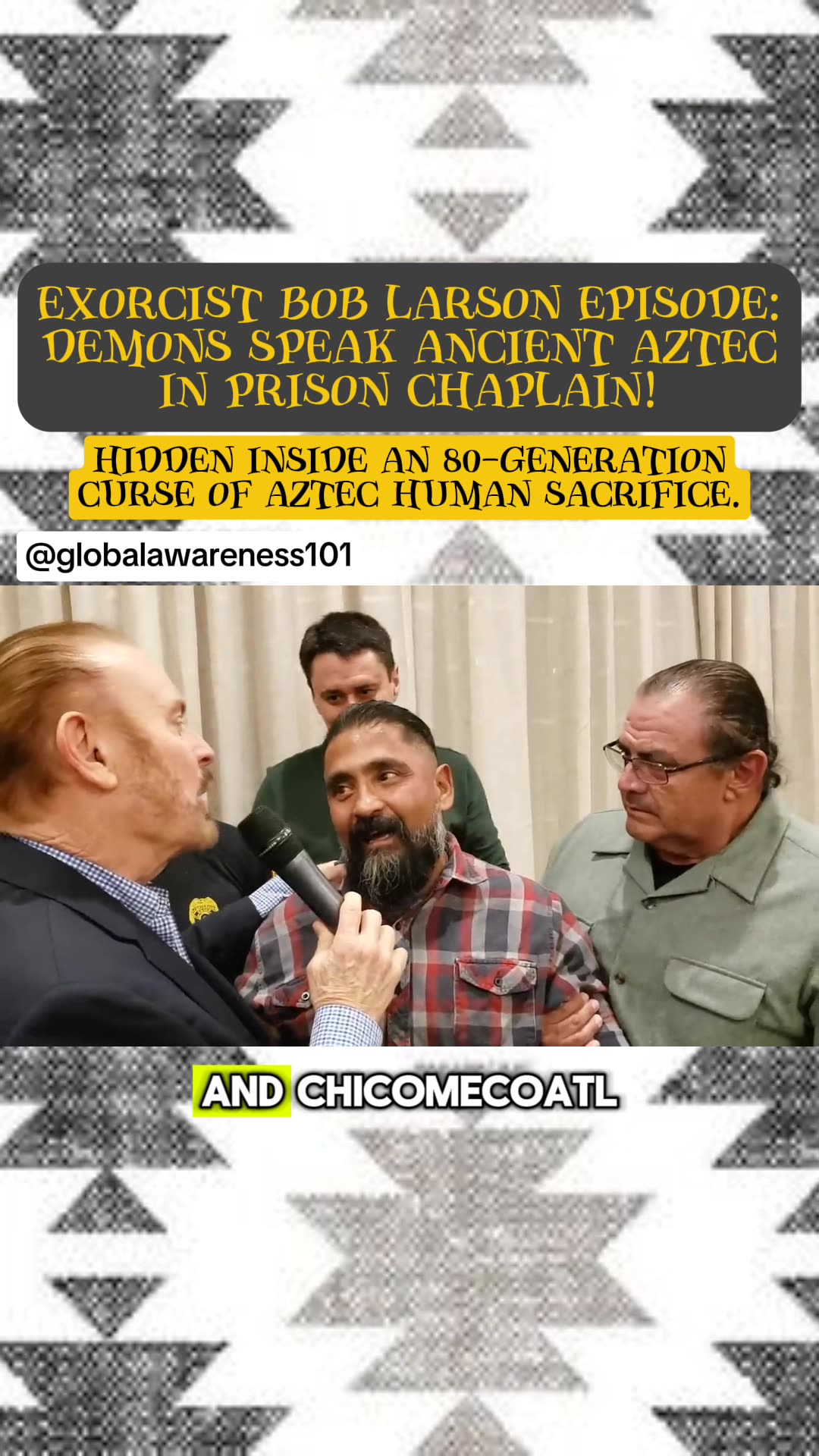 Exorcist Bob Larson: Demons Speak Ancient Aztec In Prison Chaplain!