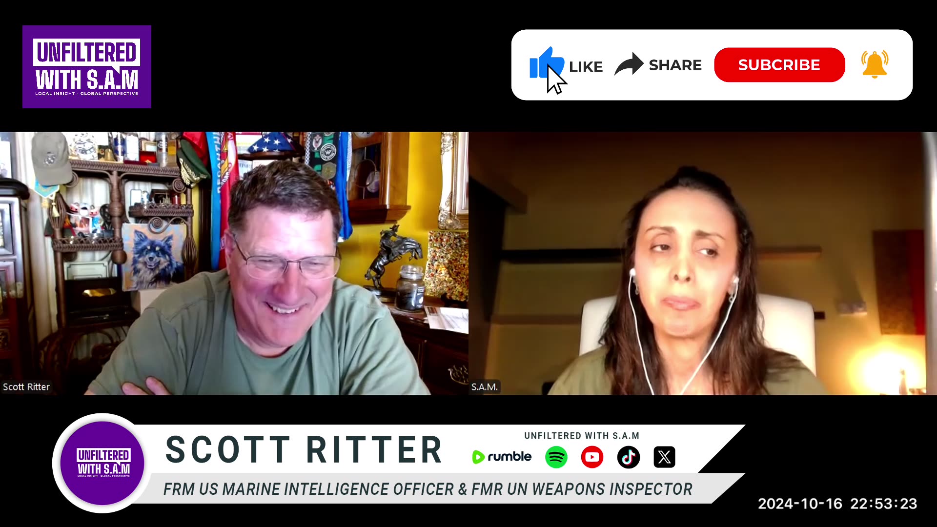 Scott Ritter on Gaza, Israel, Iran, Hezbollah, Dehumanization & U.S ...