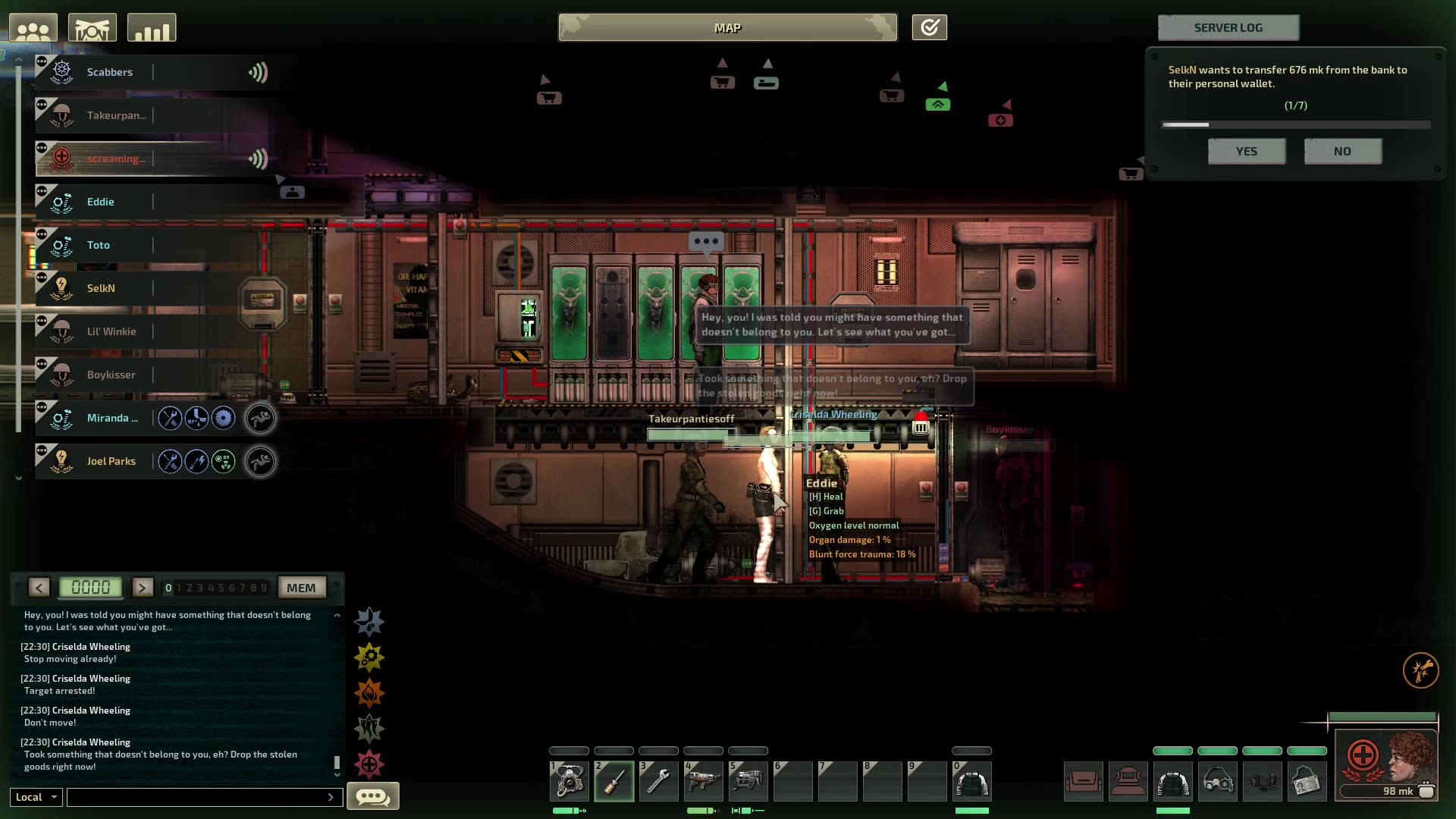 Outpost Security Issues (Barotrauma)
