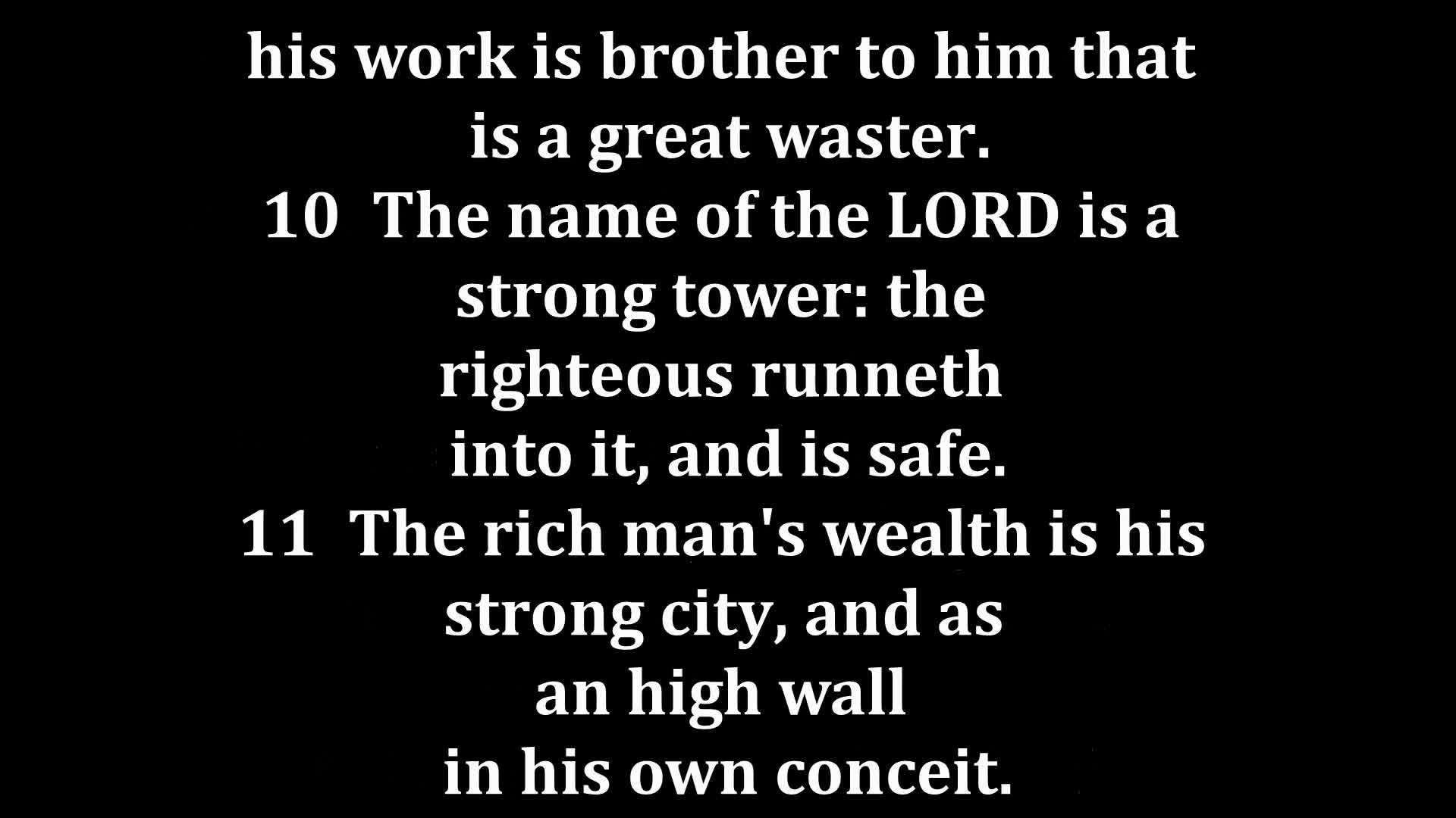 Proverbs 18 King James Version