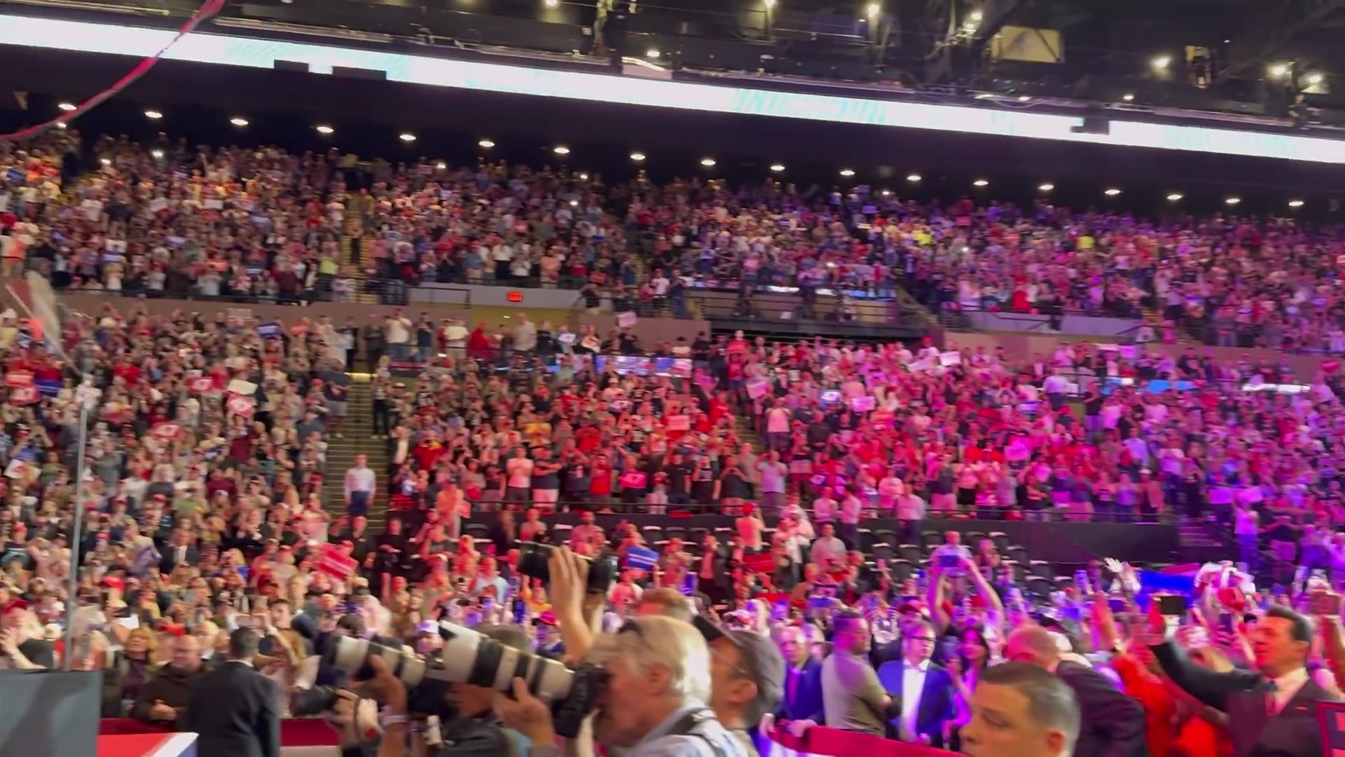 Trump Rally Nassau Veterans Memorial Coliseum in Uniondale, New York! # ...