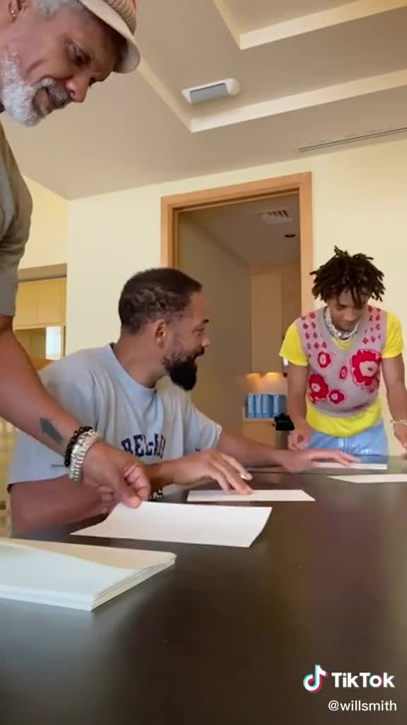 Will Smith signing books