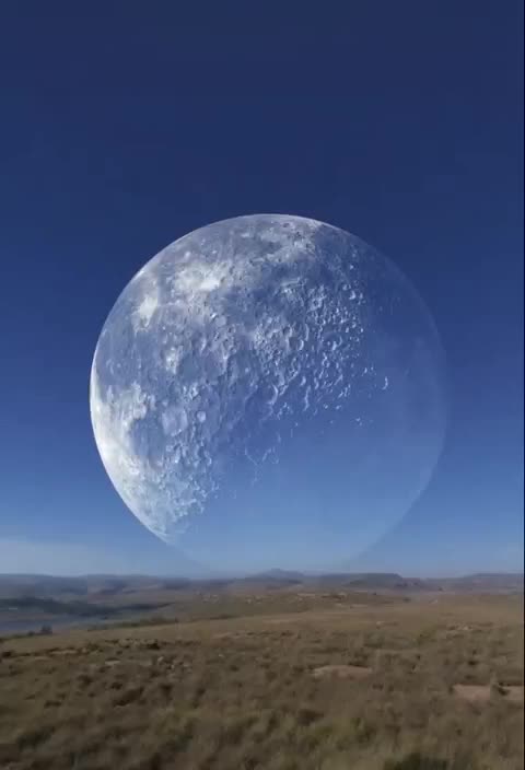 Largest Moon Ever appeared in sky