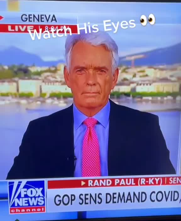 Watch his eyes Reptilian shapeshifter caught on tv