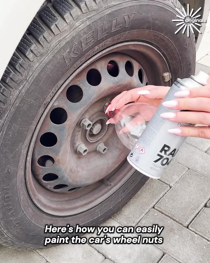 Make your car look brand new by painting the wheel nuts.hd