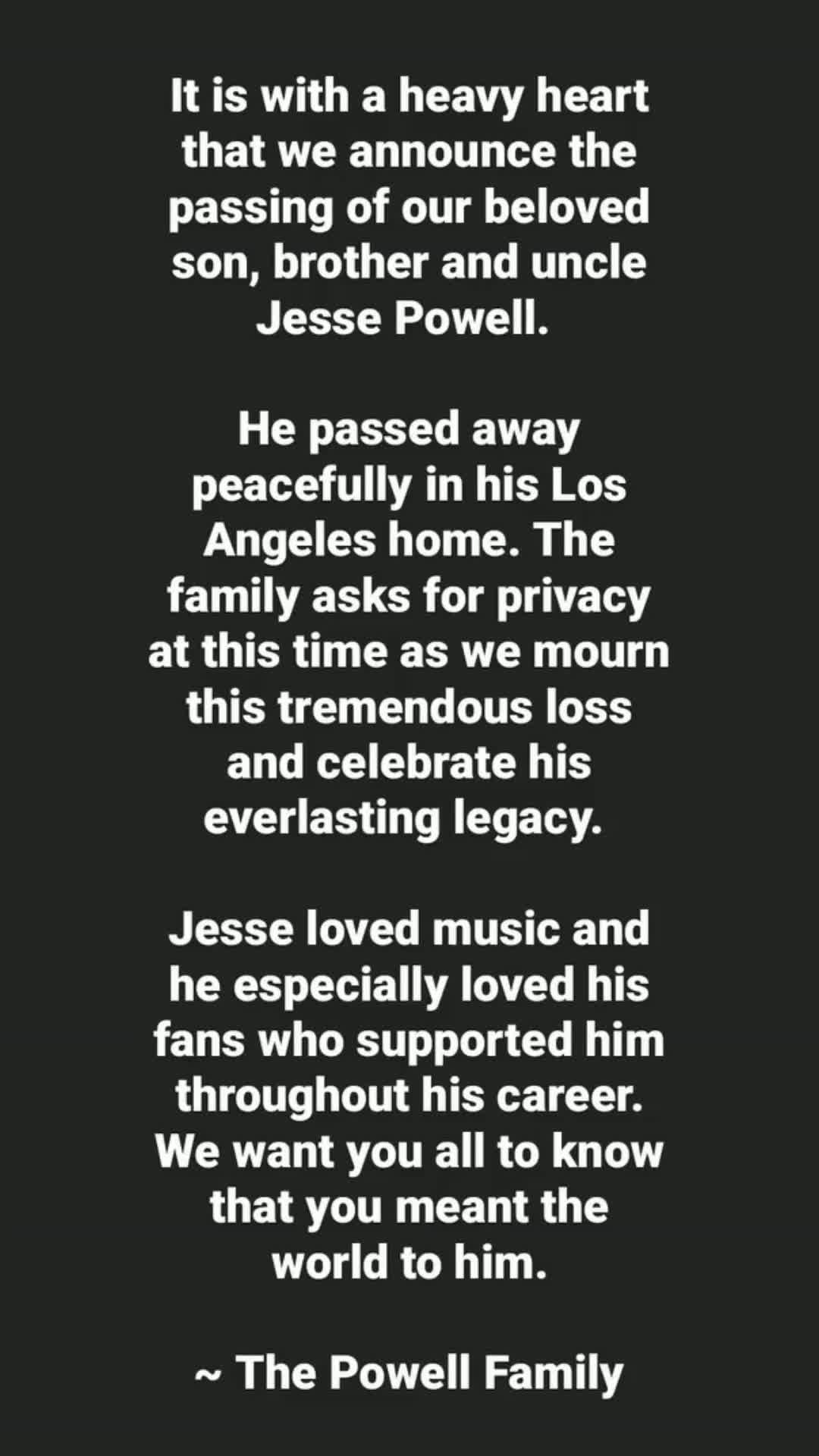 R&B singer Jesse Powell dead RIP Jesse Powell