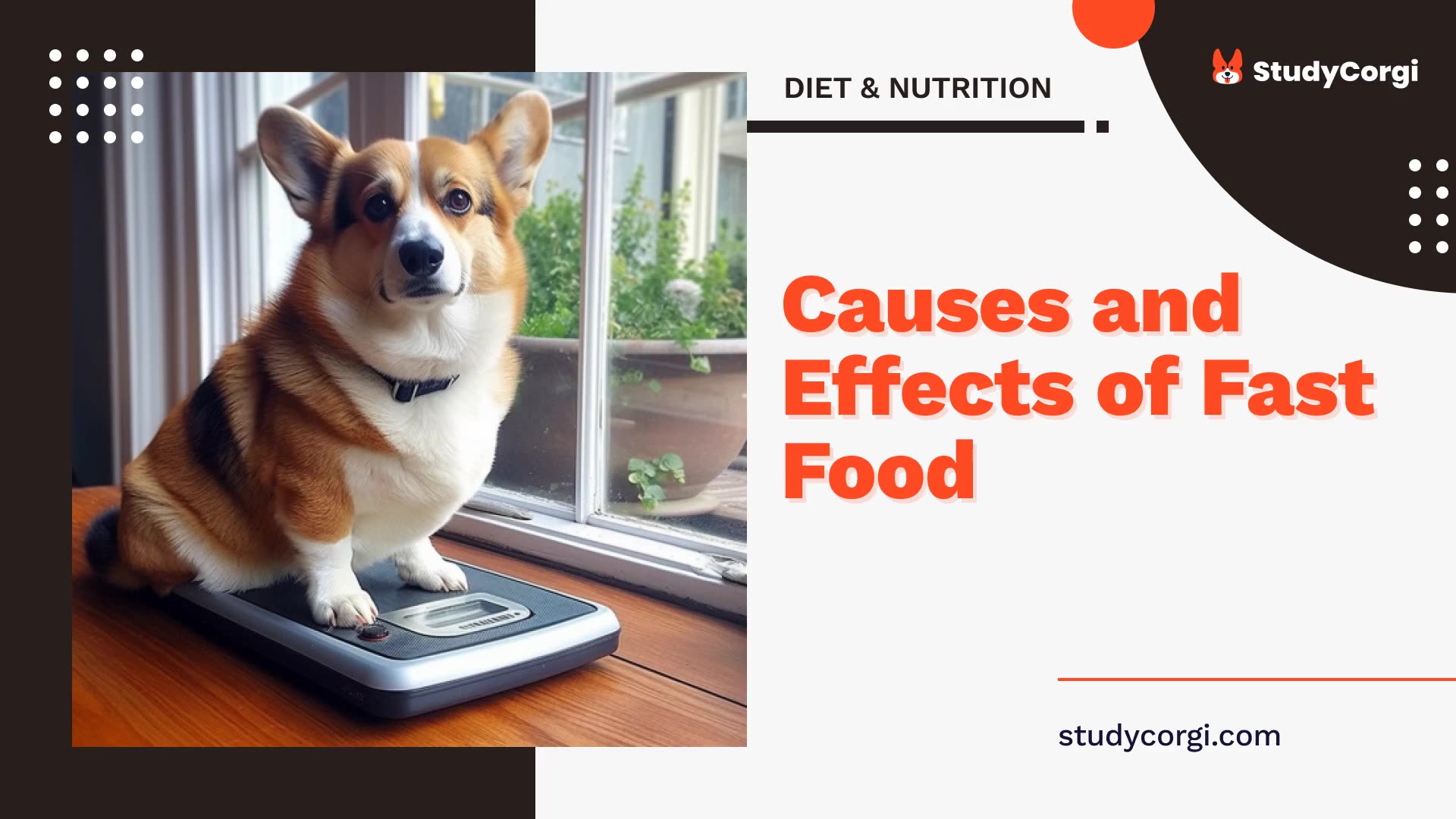 Causes and Effects of Fast Food - Research Paper Example