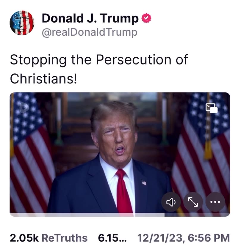 Stop the persecution of Christians