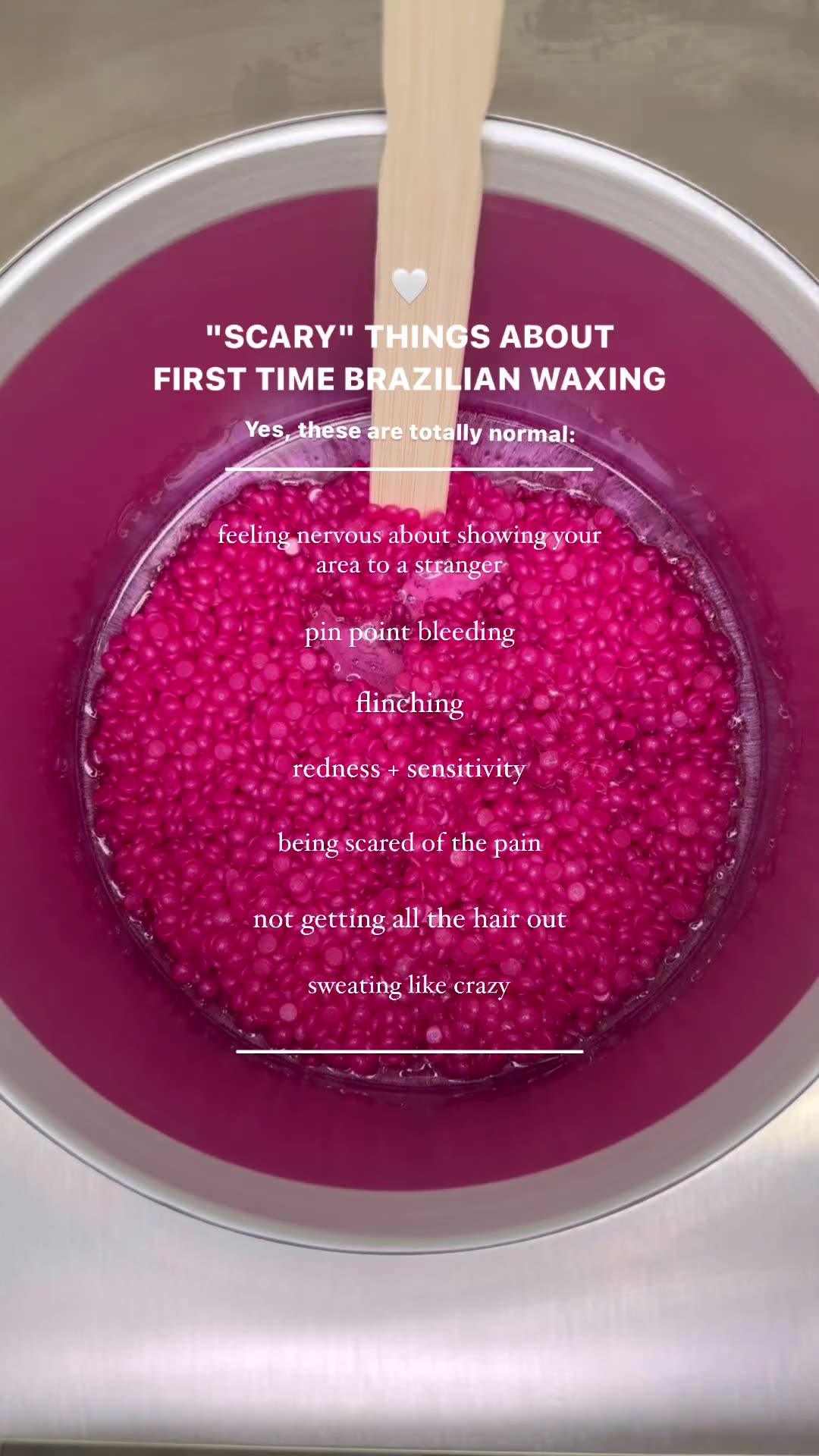 Melting Tickled Pink Hard Wax: A Smooth Waxing Experience by Tara Bloom