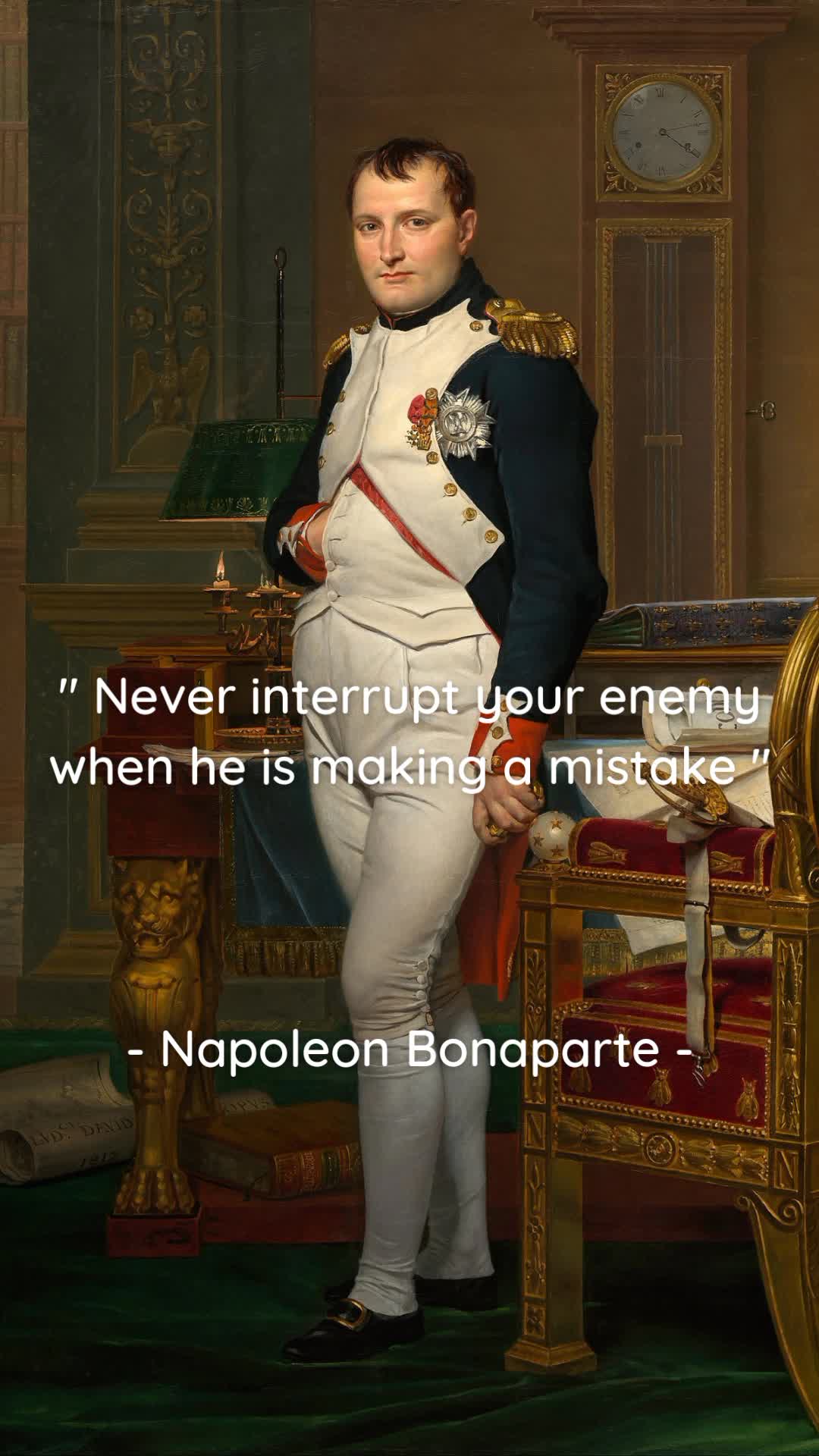 Quotes from napoleon bonaparte