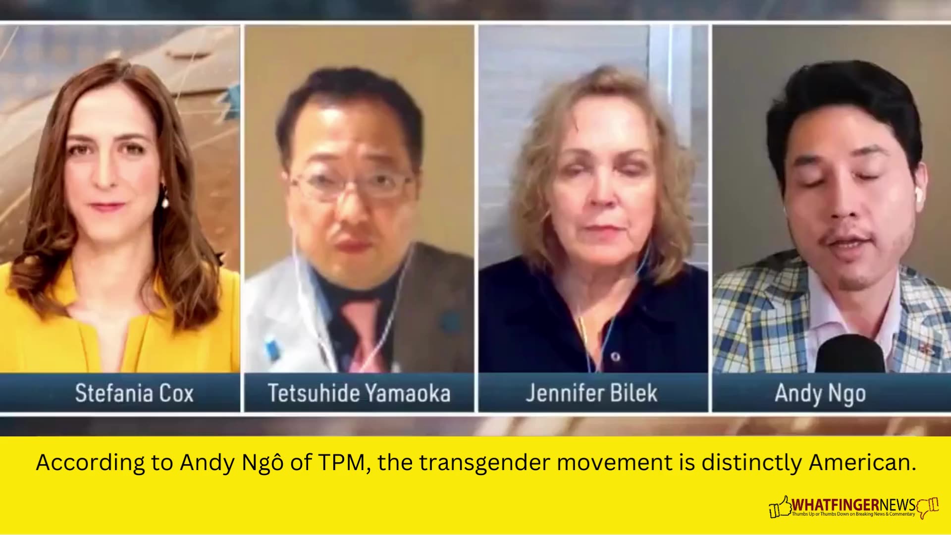 According to Andy Ngô of TPM, the transgender movement is distinctly ...