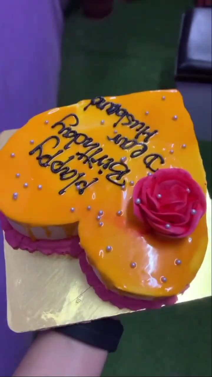 Heart shaped cake