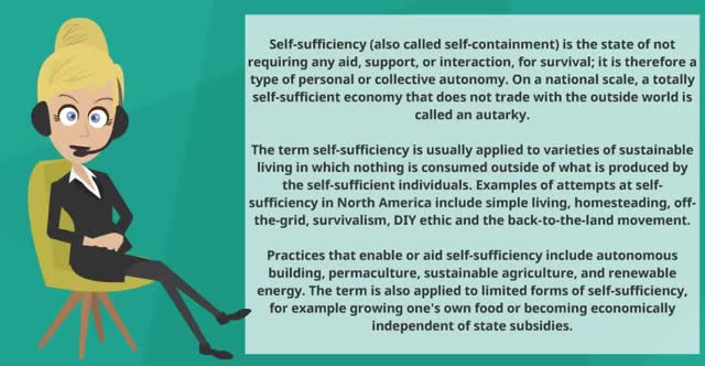 What is SELF-SUFFICIENCY? What does SELF-SUFFICIENCY mean? SELF ...