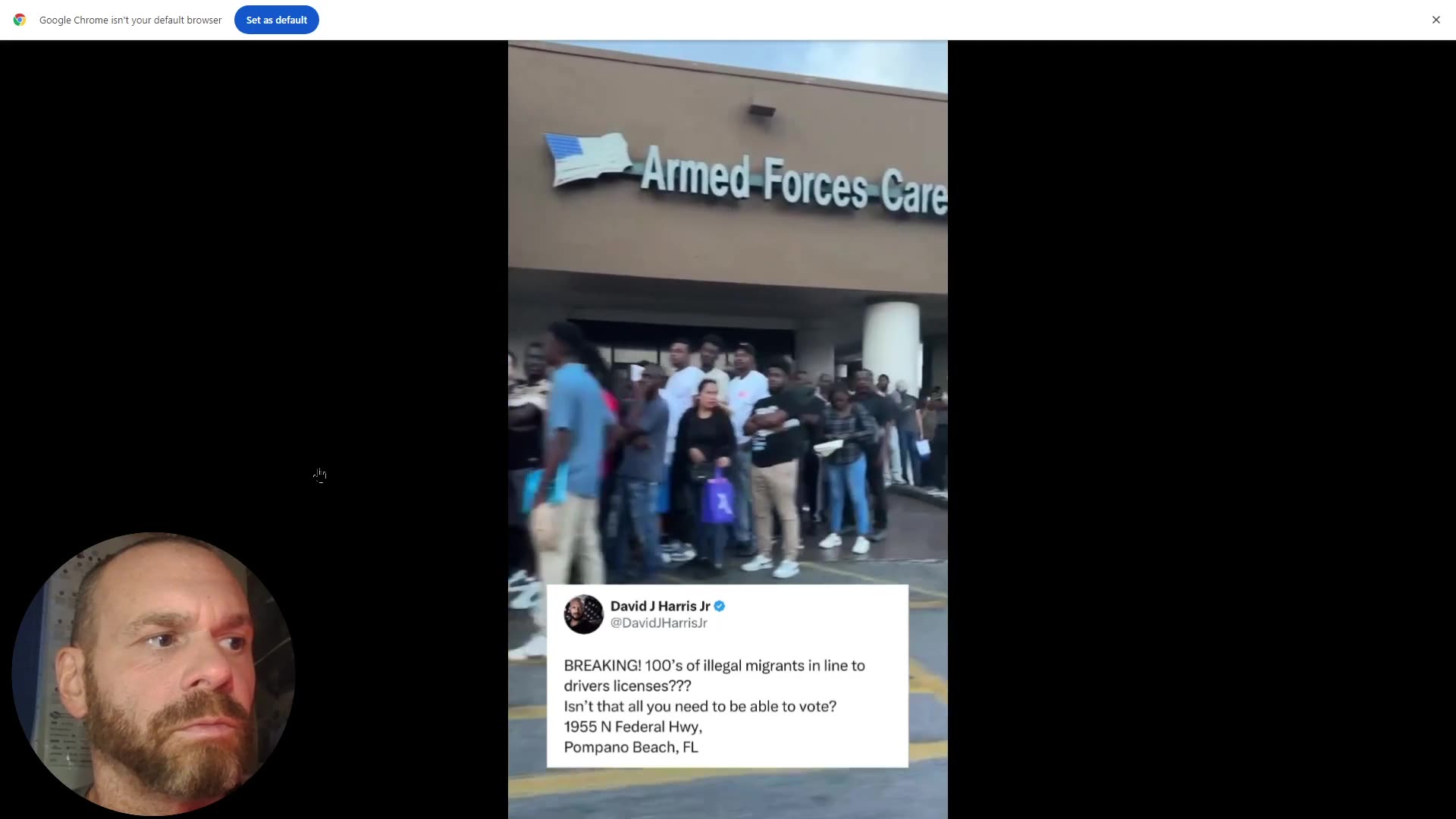 illegals in Florida form a huge line to get driver’s licenses so they ...