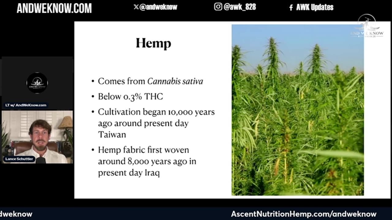 9.28.24- LT w- Ascent Nutrition learning about HEMP, the Brain, Stress ...