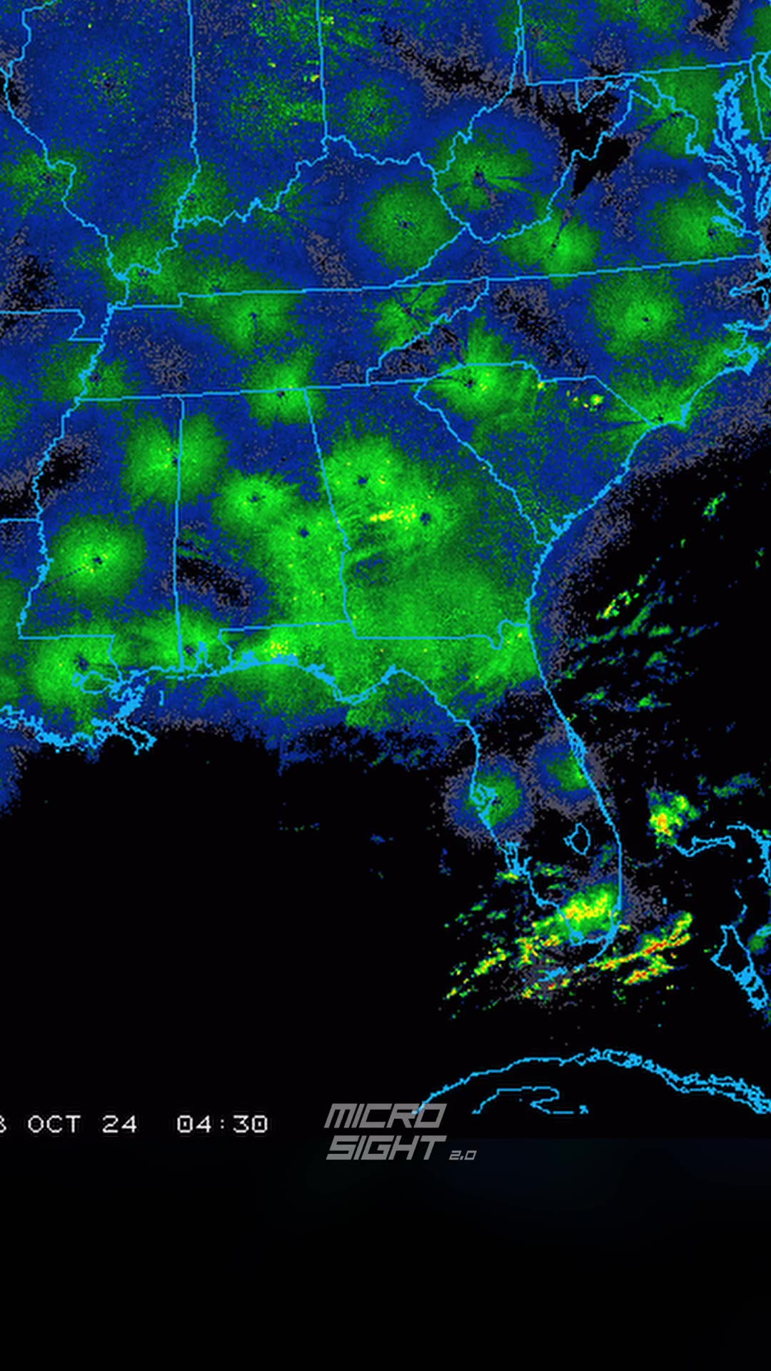 10/08/24 - Hurricane Milton Radar Interference