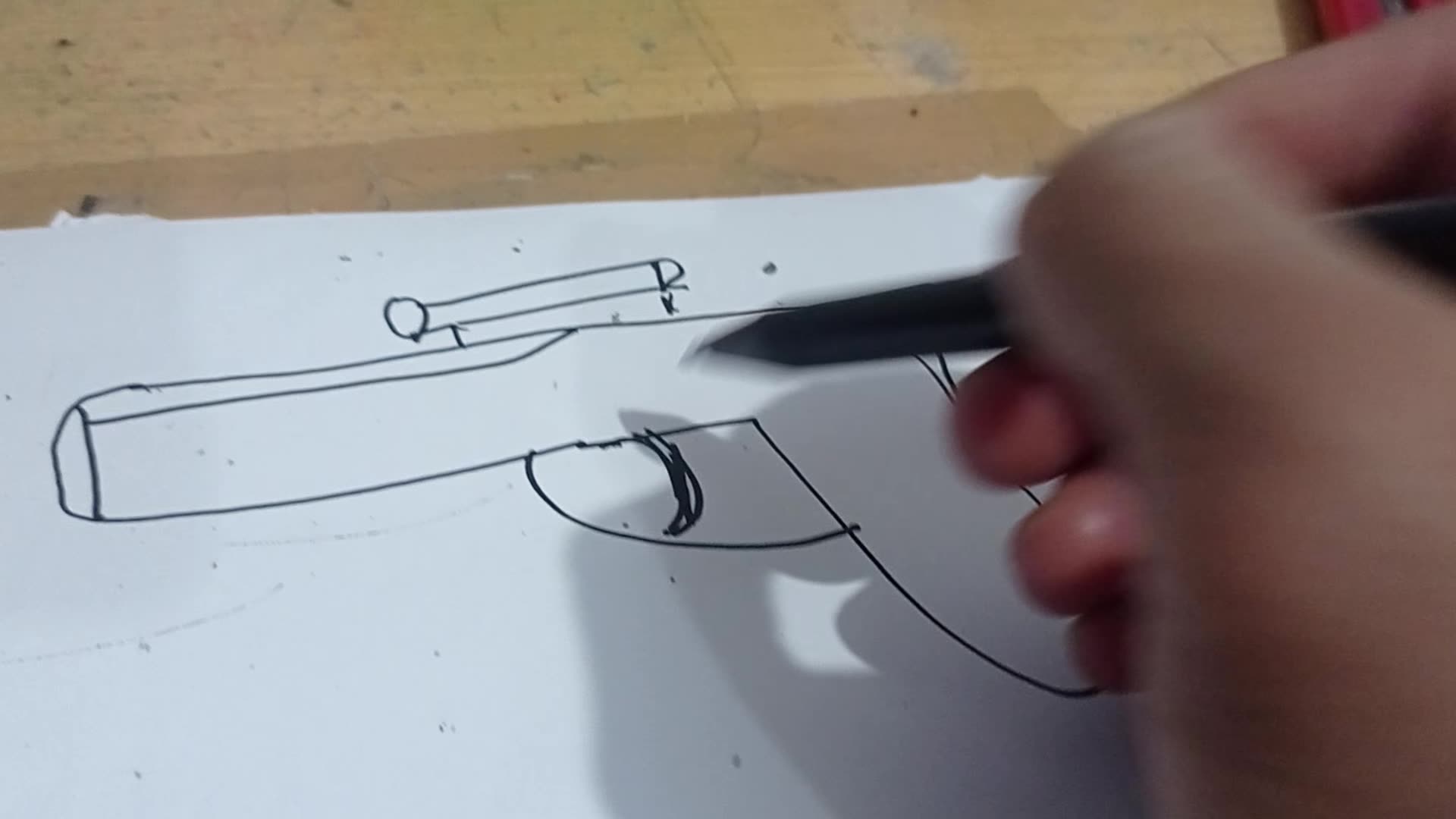draw a short barreled gun