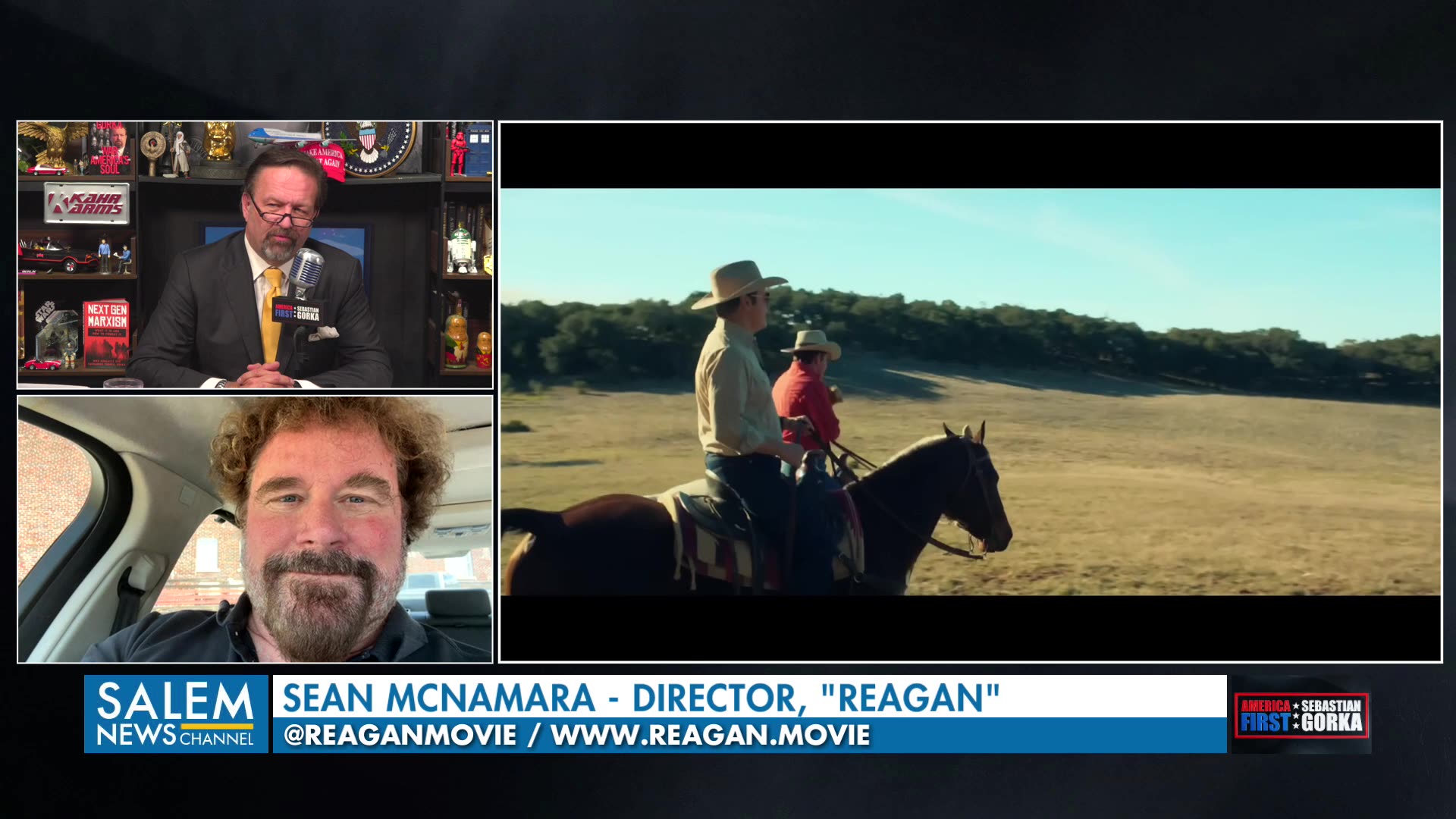Finally, the true movie on Ronald Reagan. Sean McNamara with Sebastian ...