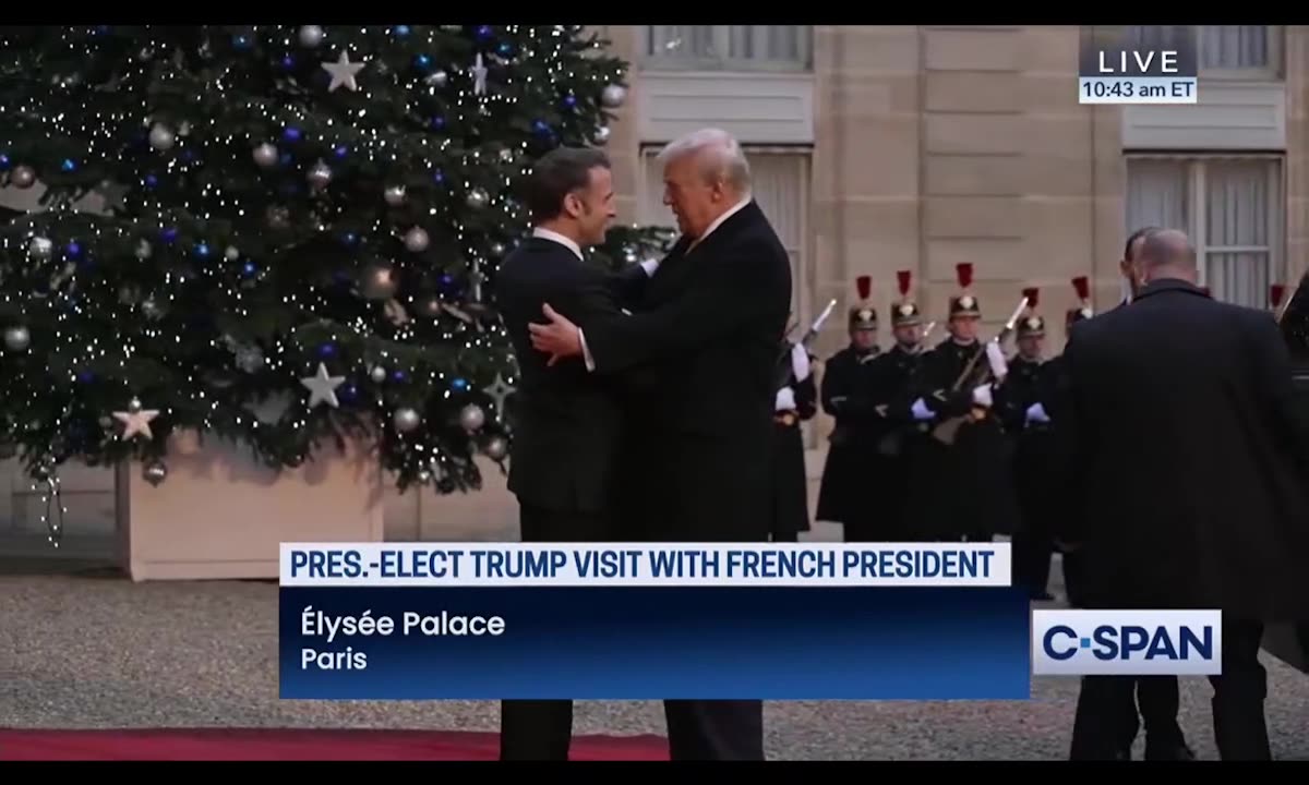 President Donald Trump's Visit With French President Emmanuel Macron
