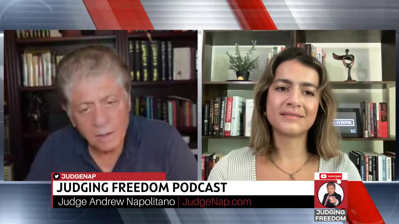 ANYA PARAMPIL w/ Judge Napolitano - Israel, Zionism, CIA and Venezuela
