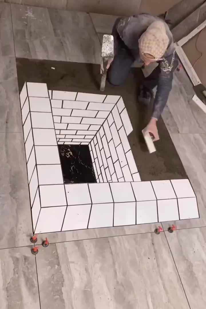 the most beautiful 3D rope tiles design , install ceramic 3D