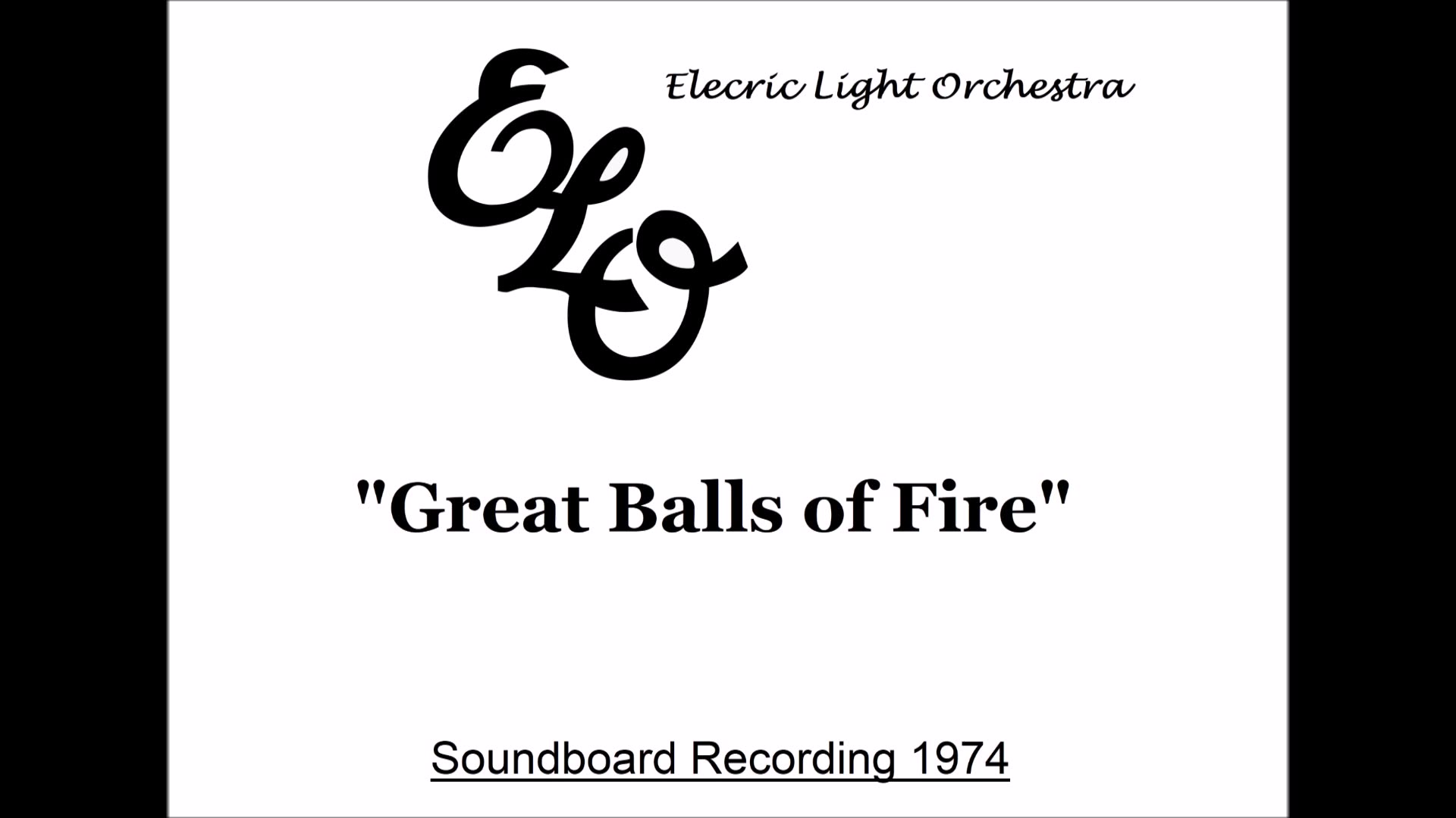 Electric Light Orchestra - Great Balls Of Fire (Live in London, England ...