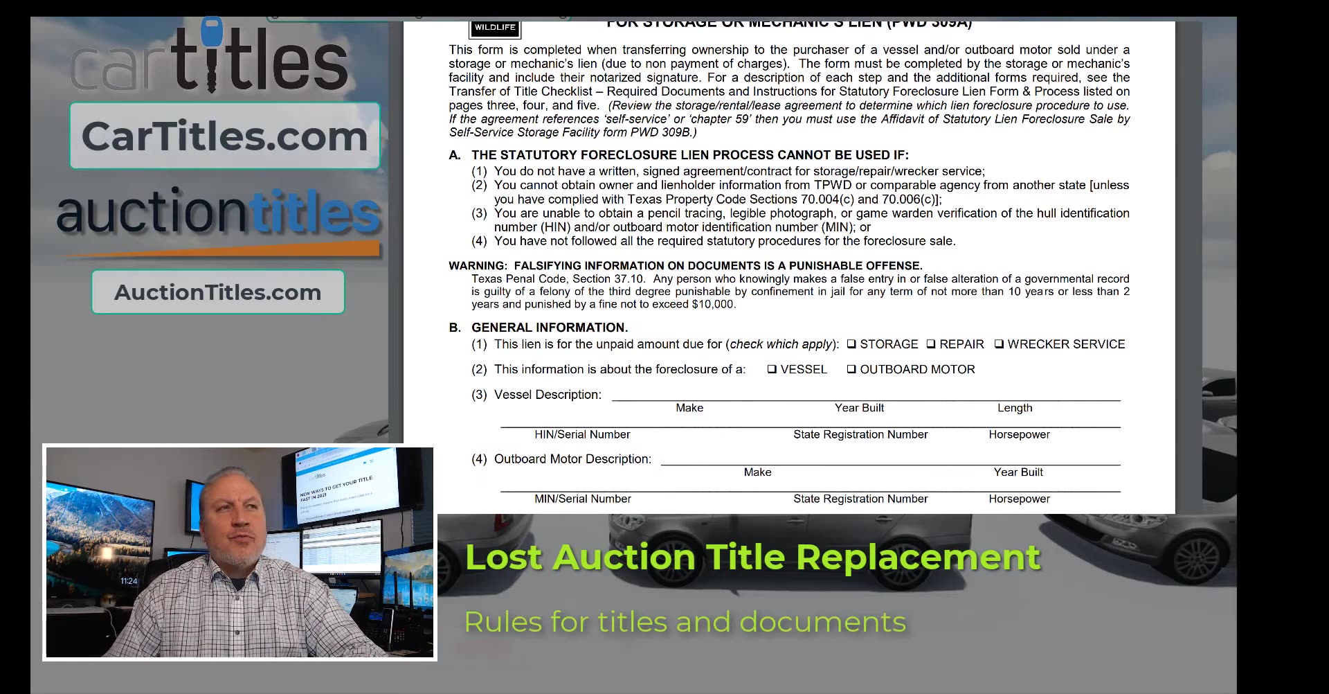 Lost Your Vehicle Title from an Auction? Here's How to Get a Replacement