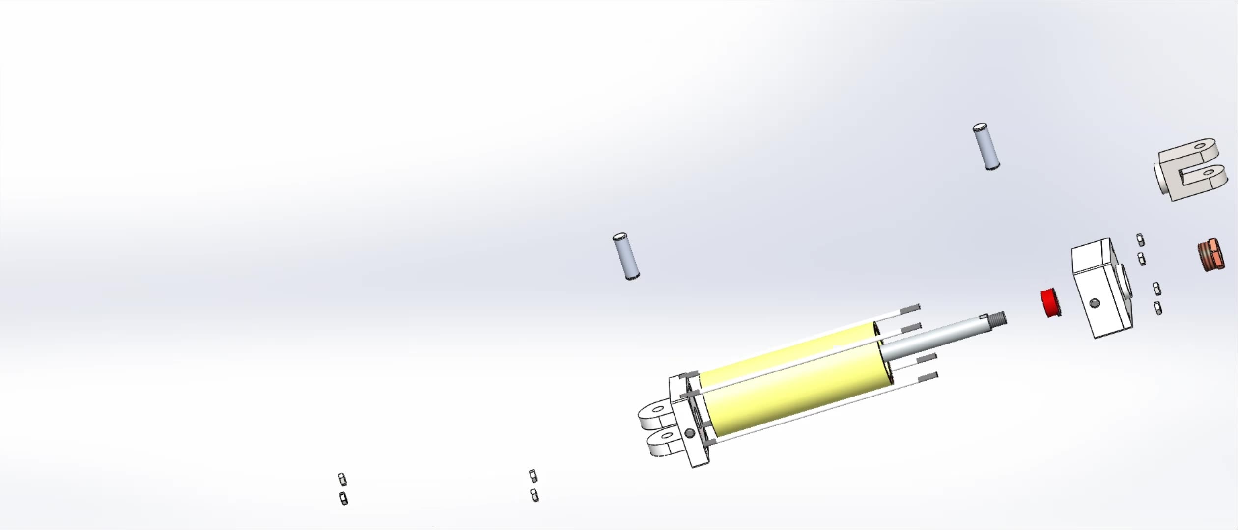 solidworks || Hydraulics cylinder assembly | hydraulics cylinder ...