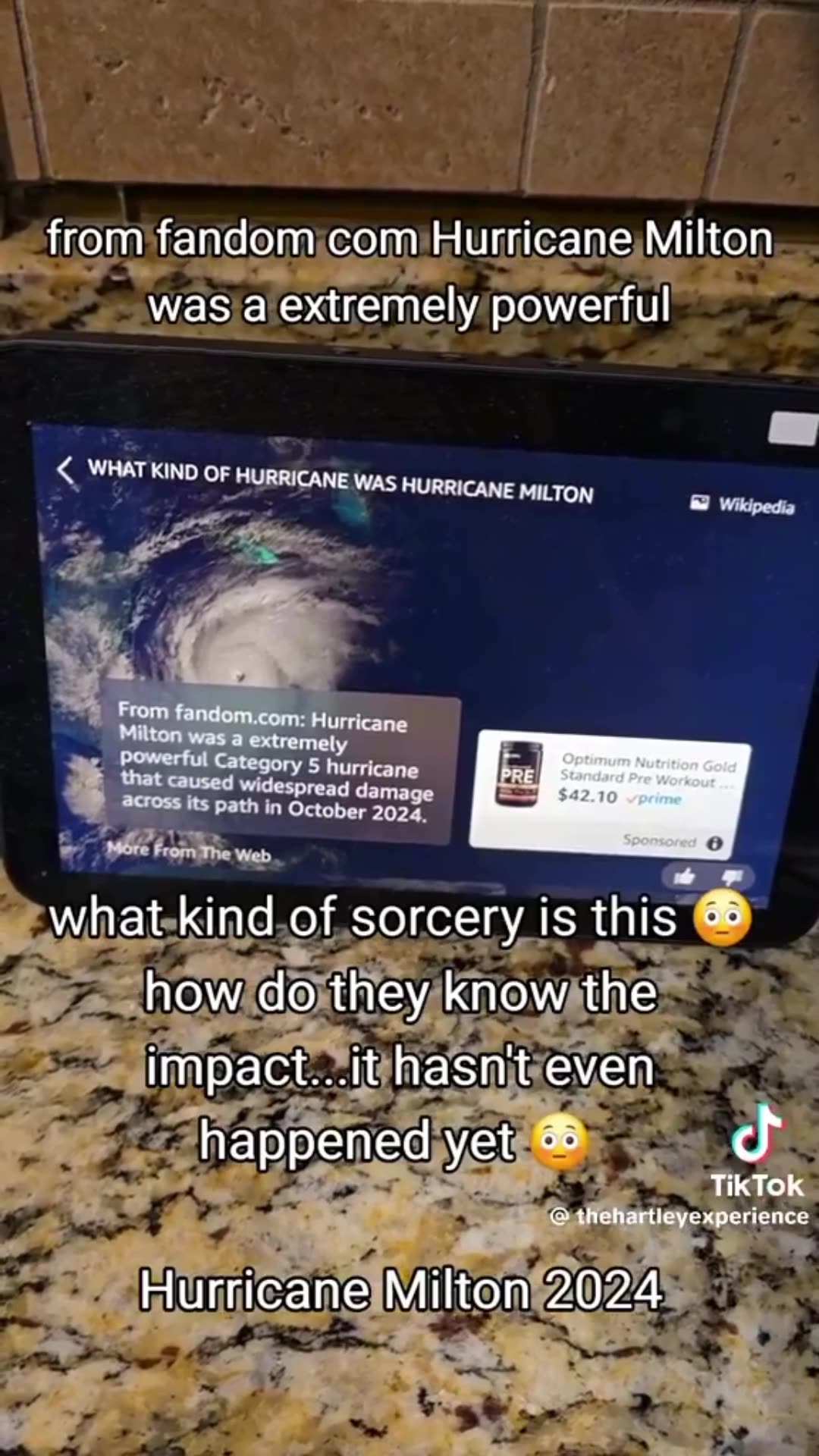 Hurricane Milton Hasn't Even Hit Yet Alexa Knows Outcome!!!!