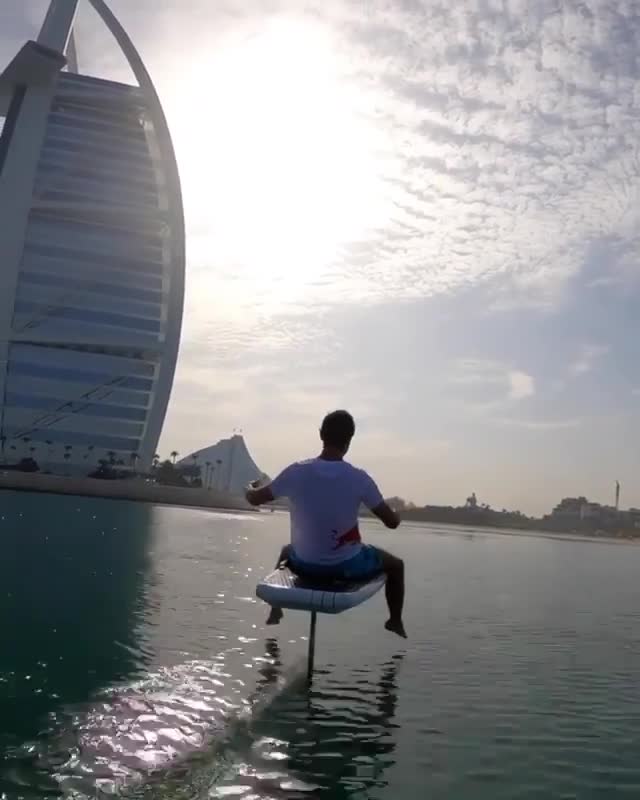 What equipment does this local tyrant play on the water? never seen