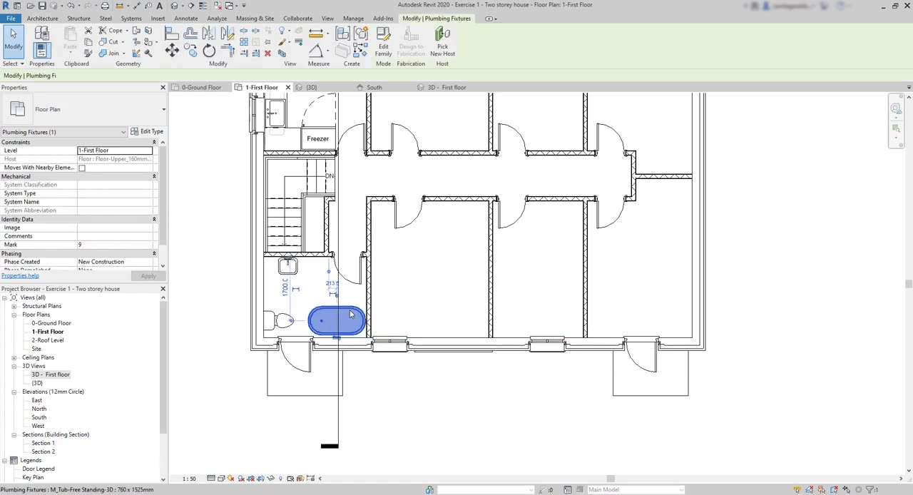 Revit Complete Tutorial For Beginners Learn To Use Revit In 60 Minutes Part 11