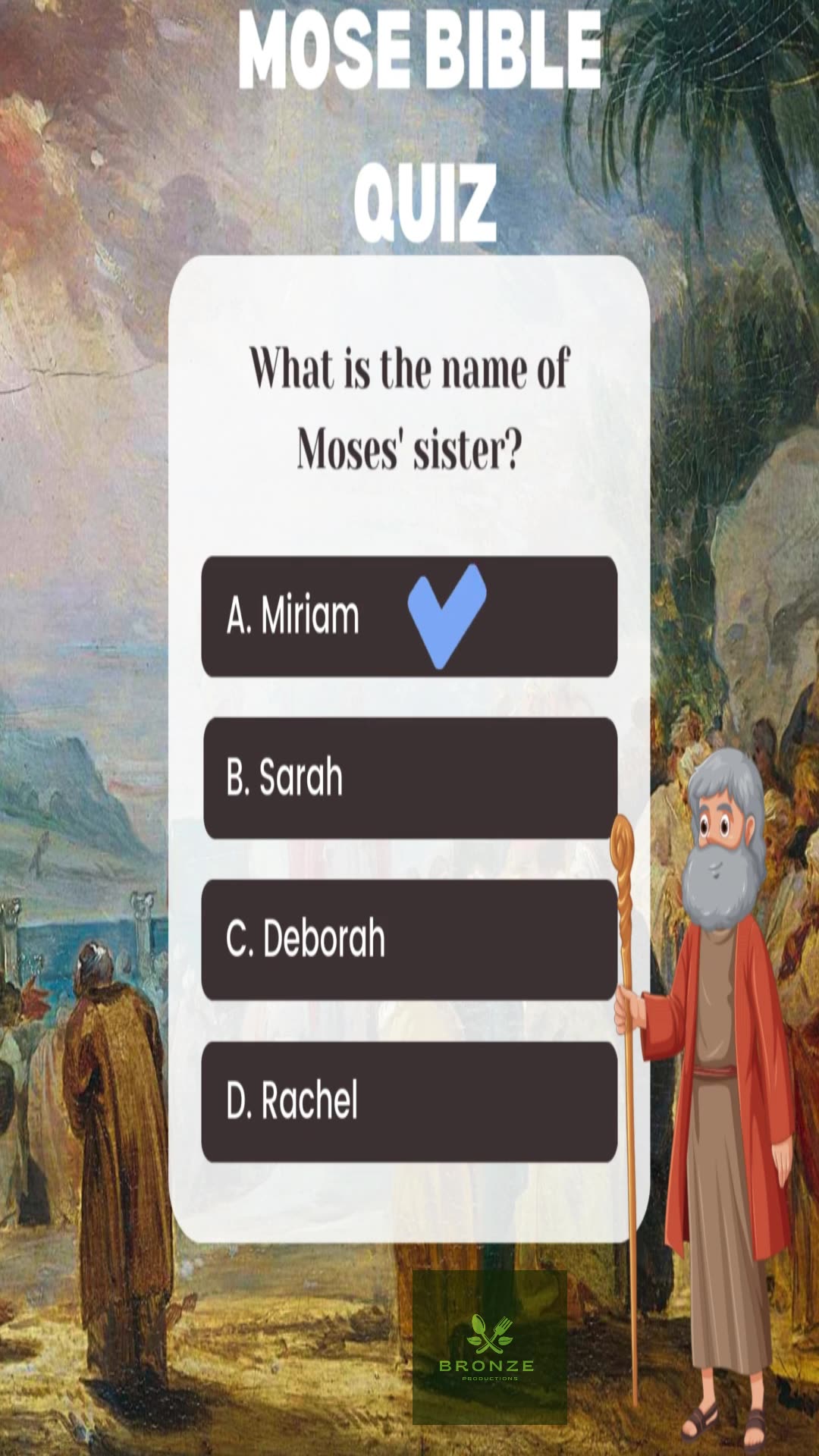 Moses Bible quiz
