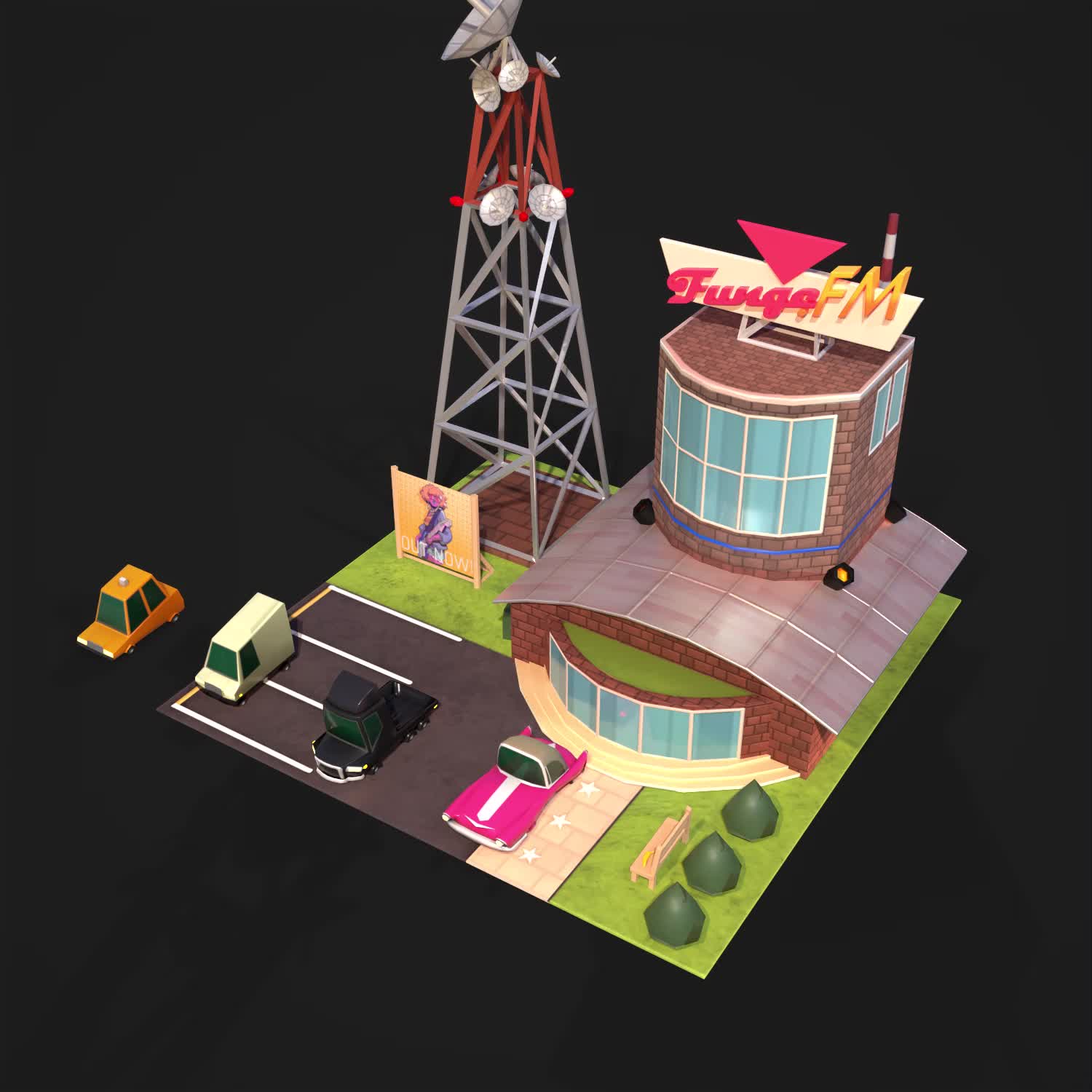 Music Mania Radio Station Early Animation