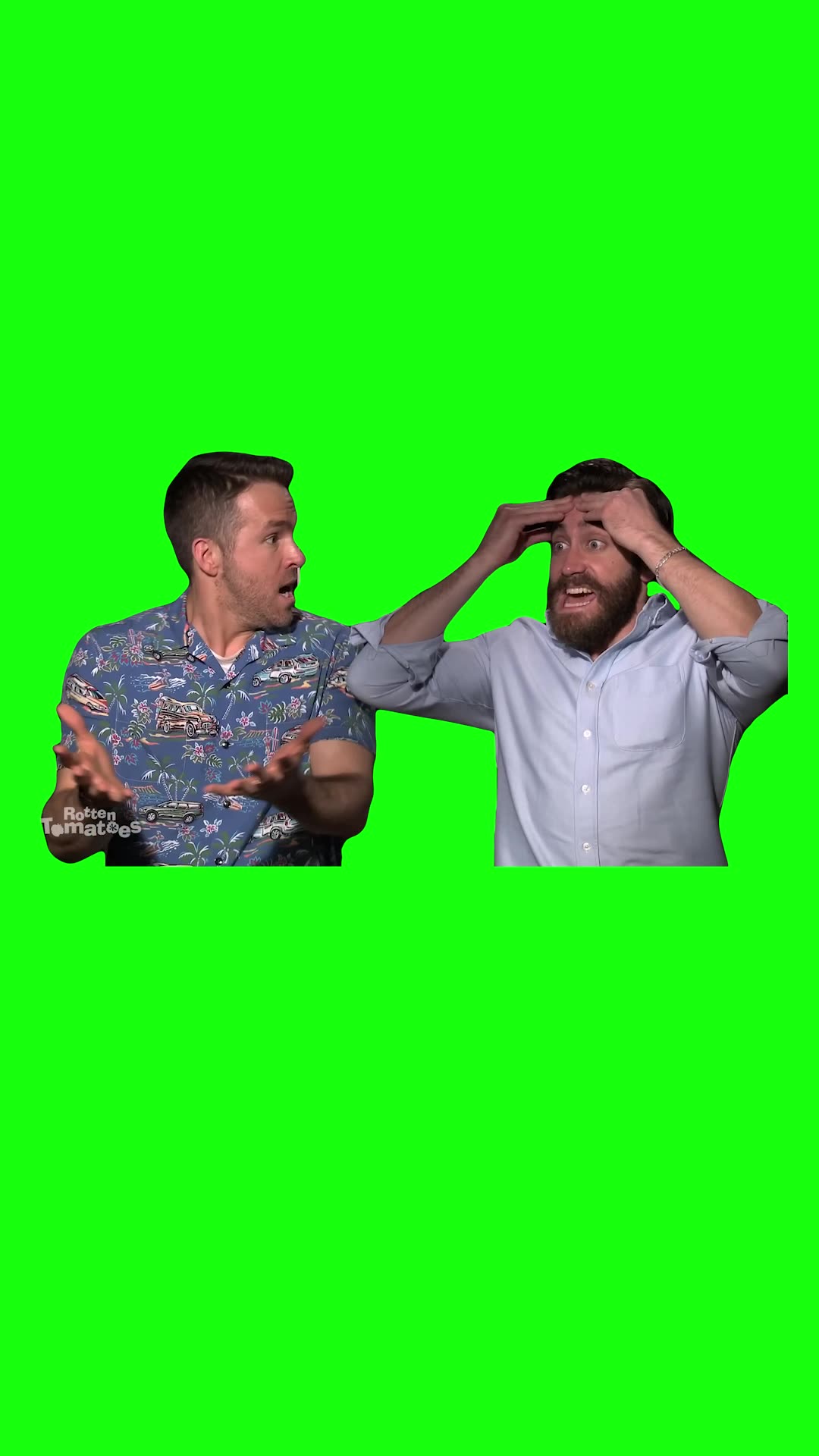 “It Totally Is!” Ryan Reynolds & Jake Gyllenhaal | Green Screen